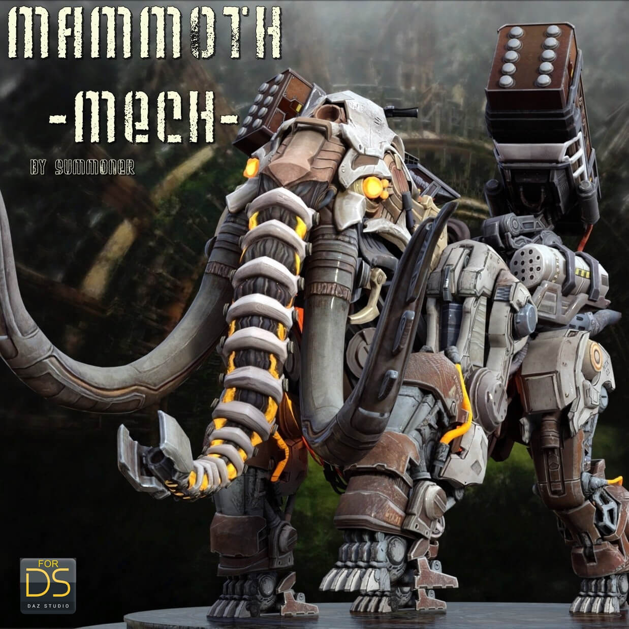 Summoner's Mammoth-Mech Daz Content by Summoner