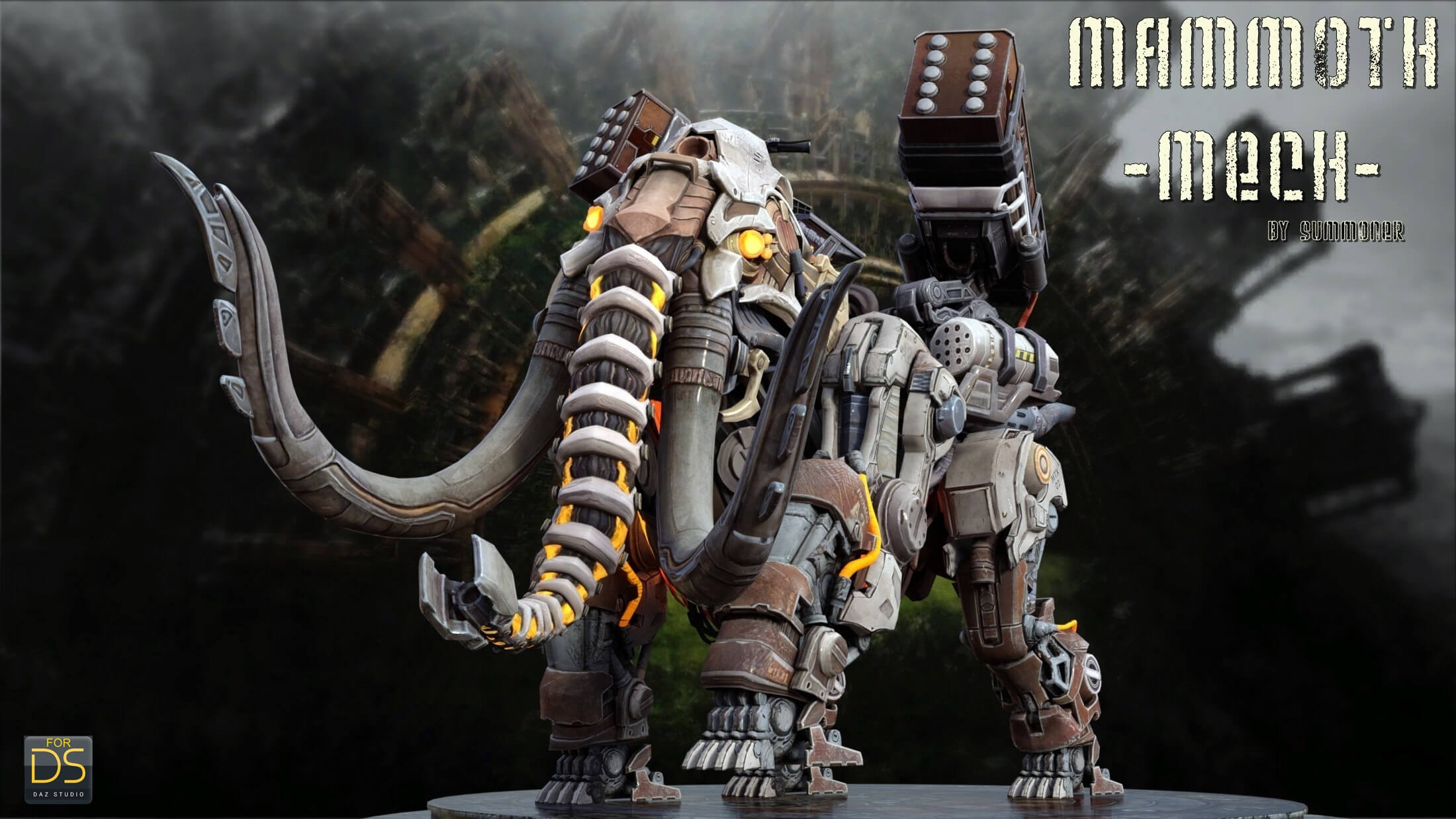 Summoner's Mammoth-Mech Daz Content by Summoner