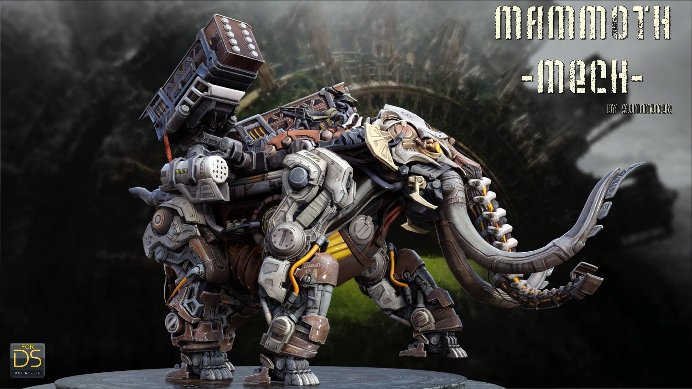 Summoner's Mammoth-Mech Daz Content by Summoner