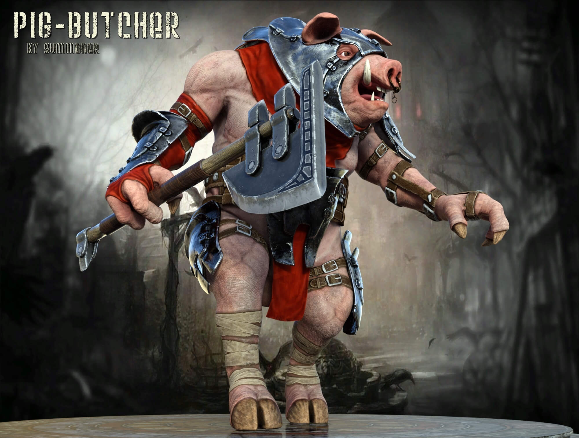 Summoner's Pig-Butcher Daz Content by Summoner