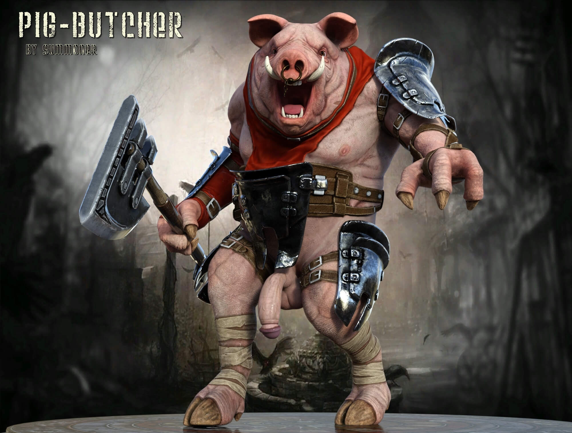 Summoner's Pig-Butcher Daz Content by Summoner