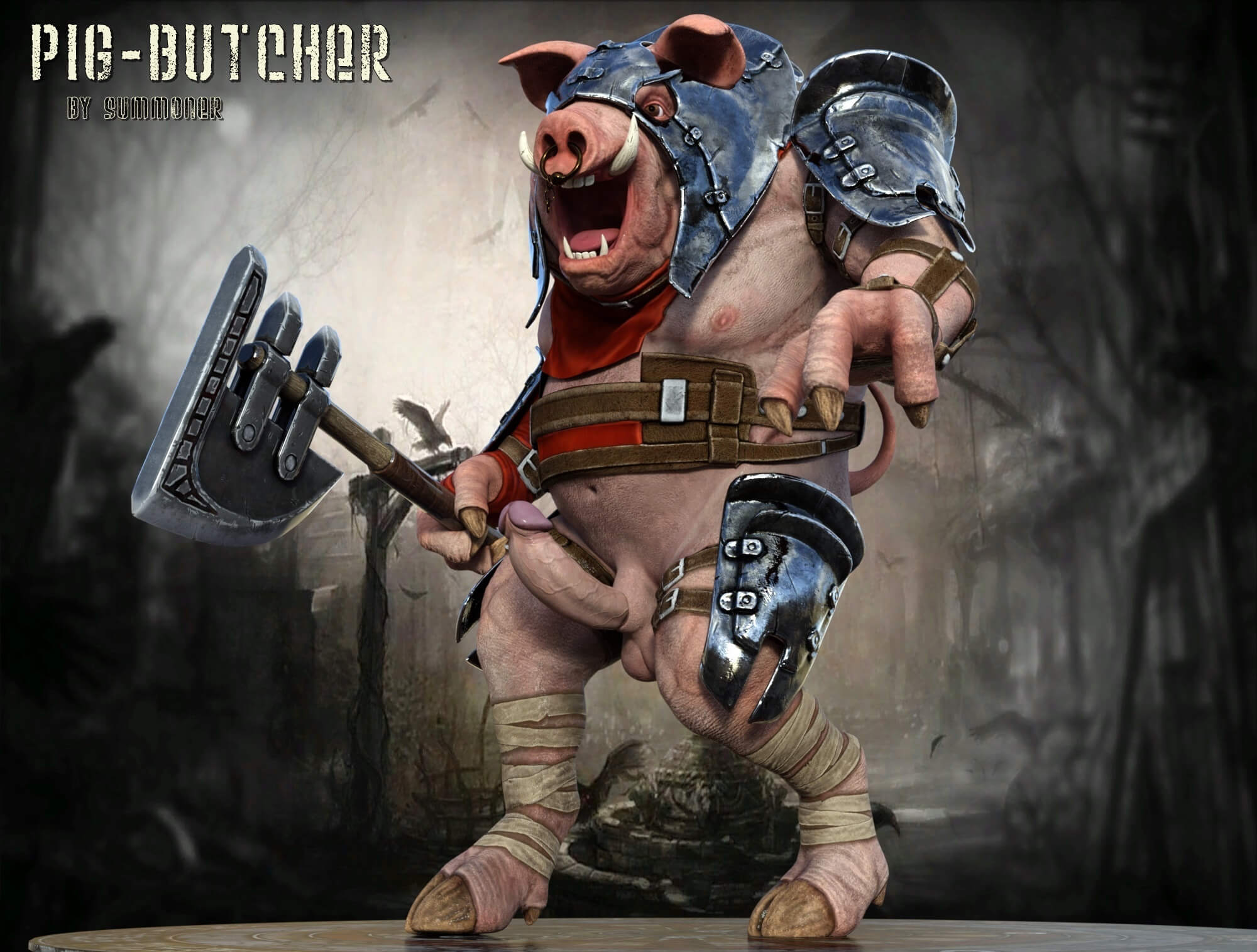 Summoner's Pig-Butcher Daz Content by Summoner