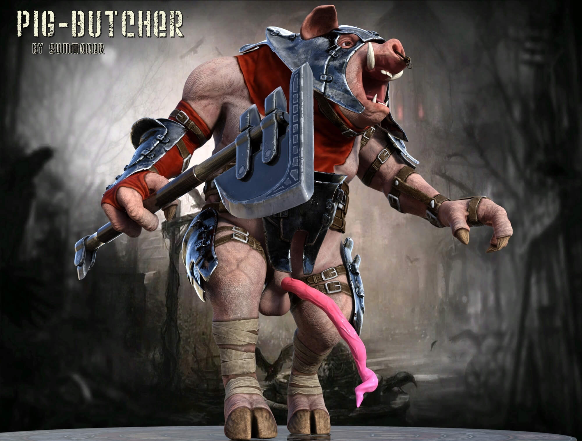 Summoner's Pig-Butcher Daz Content by Summoner