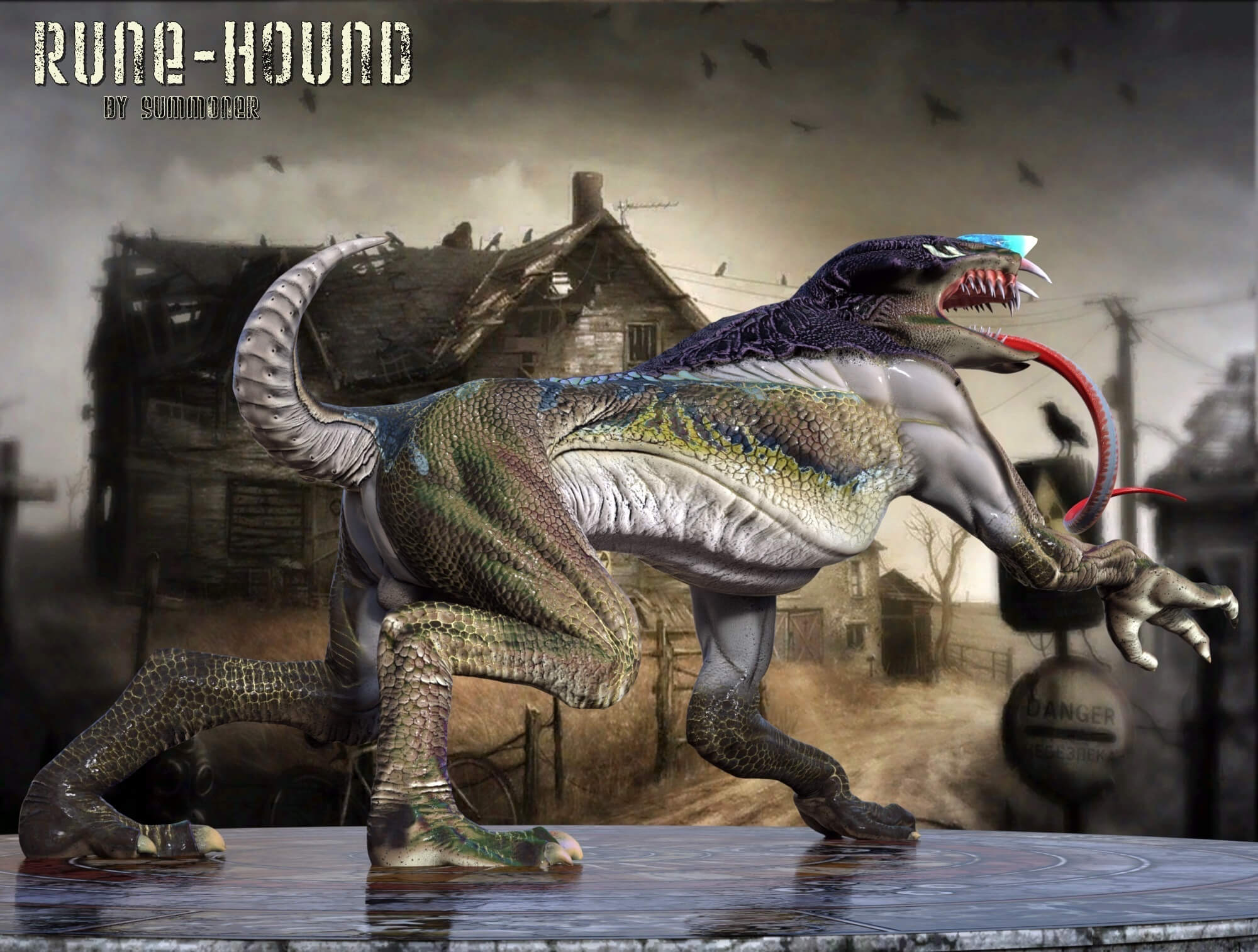 Summoner's Rune-Hound Daz Content by Summoner