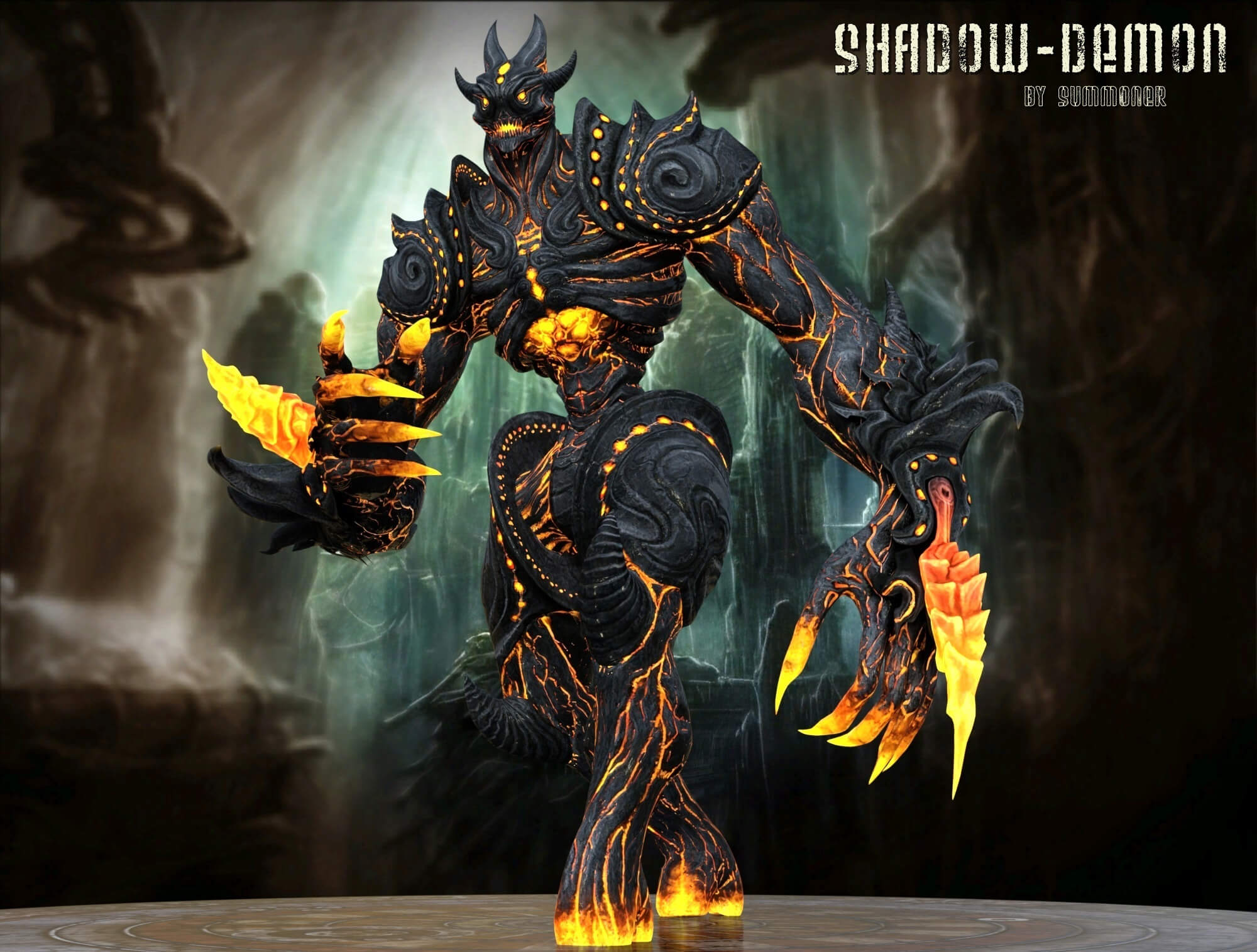 Summoner's Shadow-Demon Daz Content by Summoner