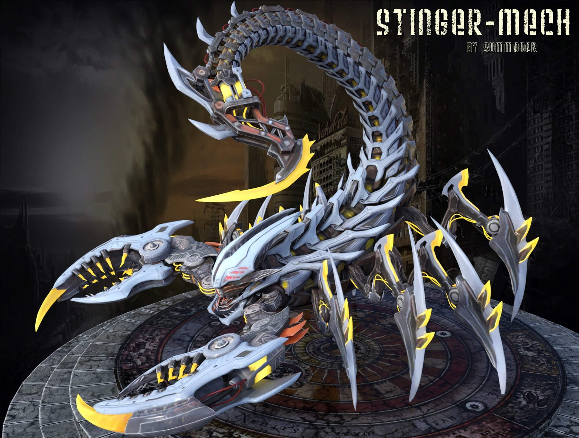 Summoner's Stinger-Mech Daz Content by Summoner