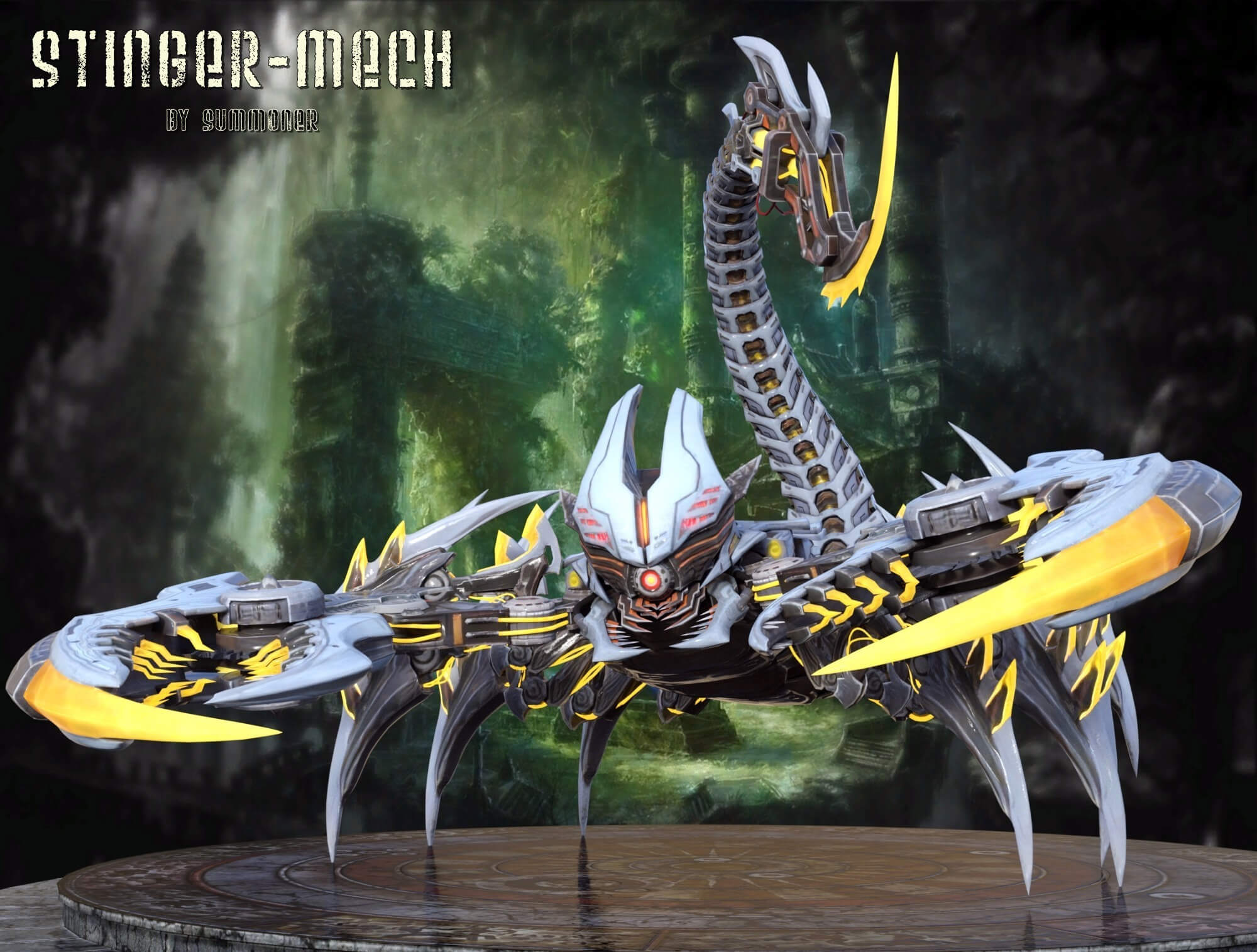 Summoner's Stinger-Mech Daz Content by Summoner