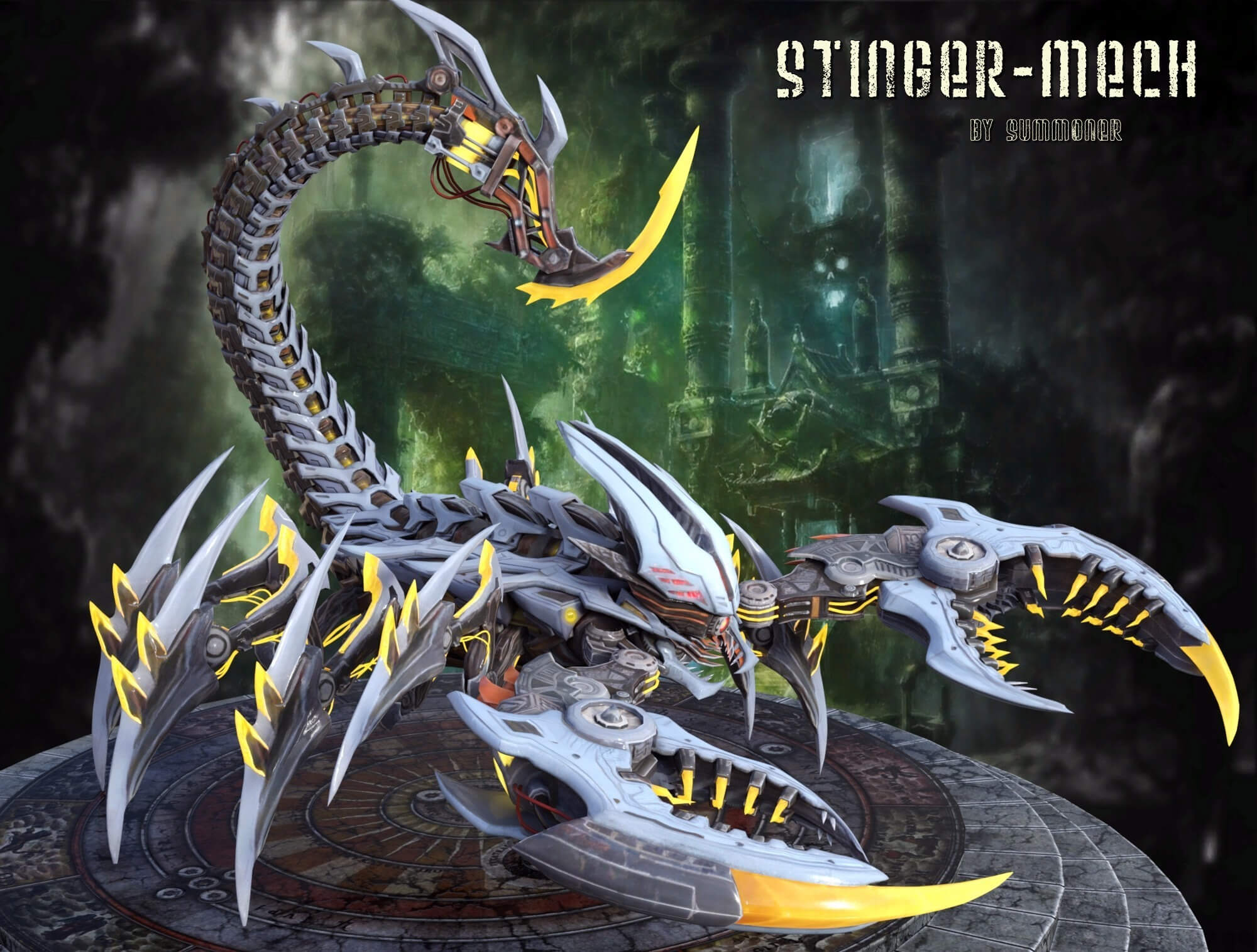 Summoner's Stinger-Mech Daz Content by Summoner