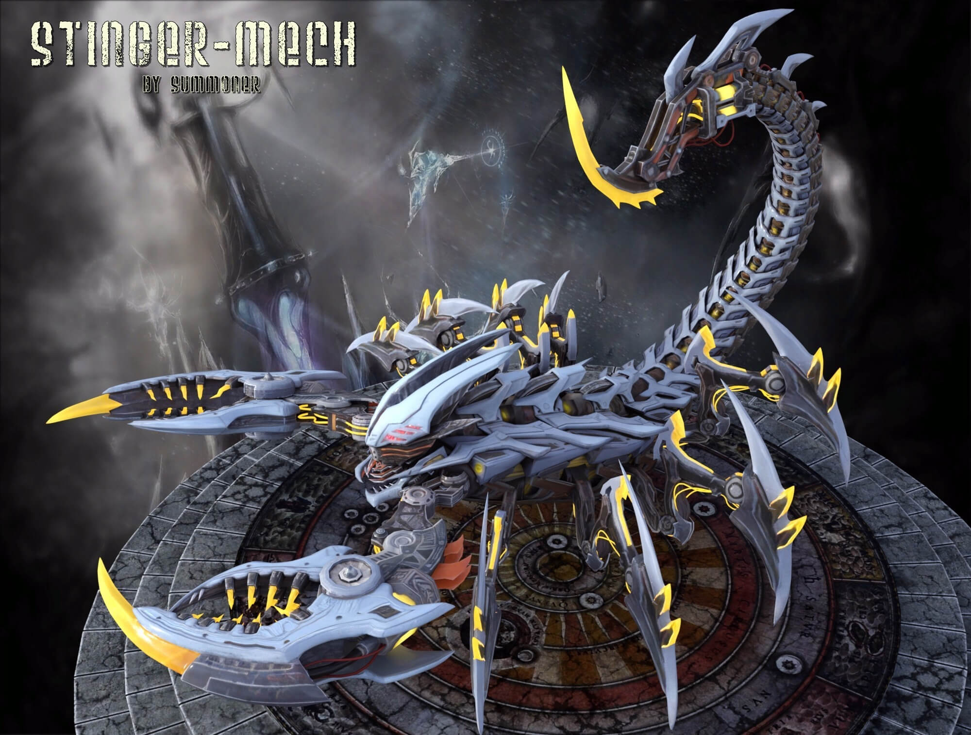 Summoner's Stinger-Mech Daz Content by Summoner