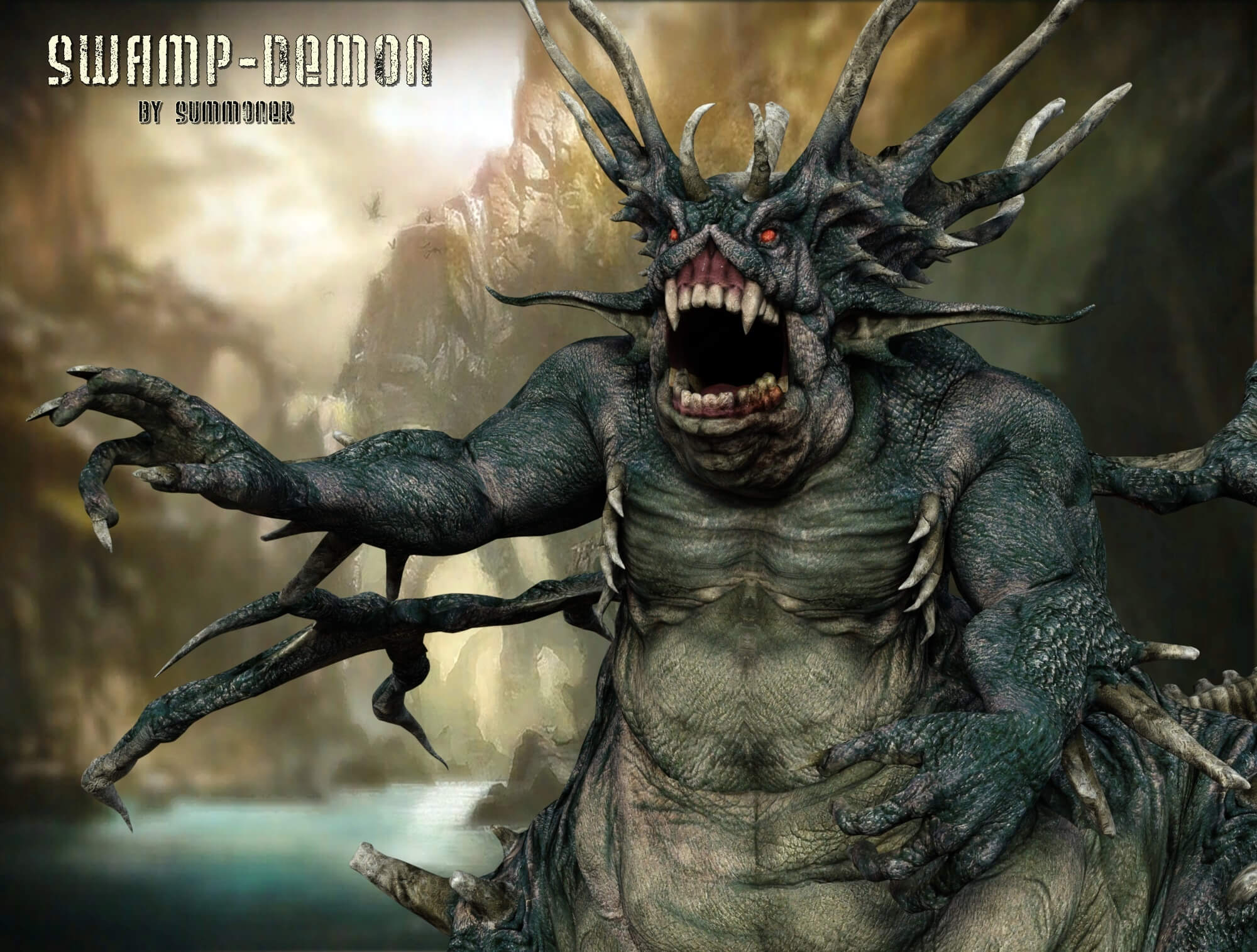 Summoner's Swamp-Demon Daz Content by Summoner