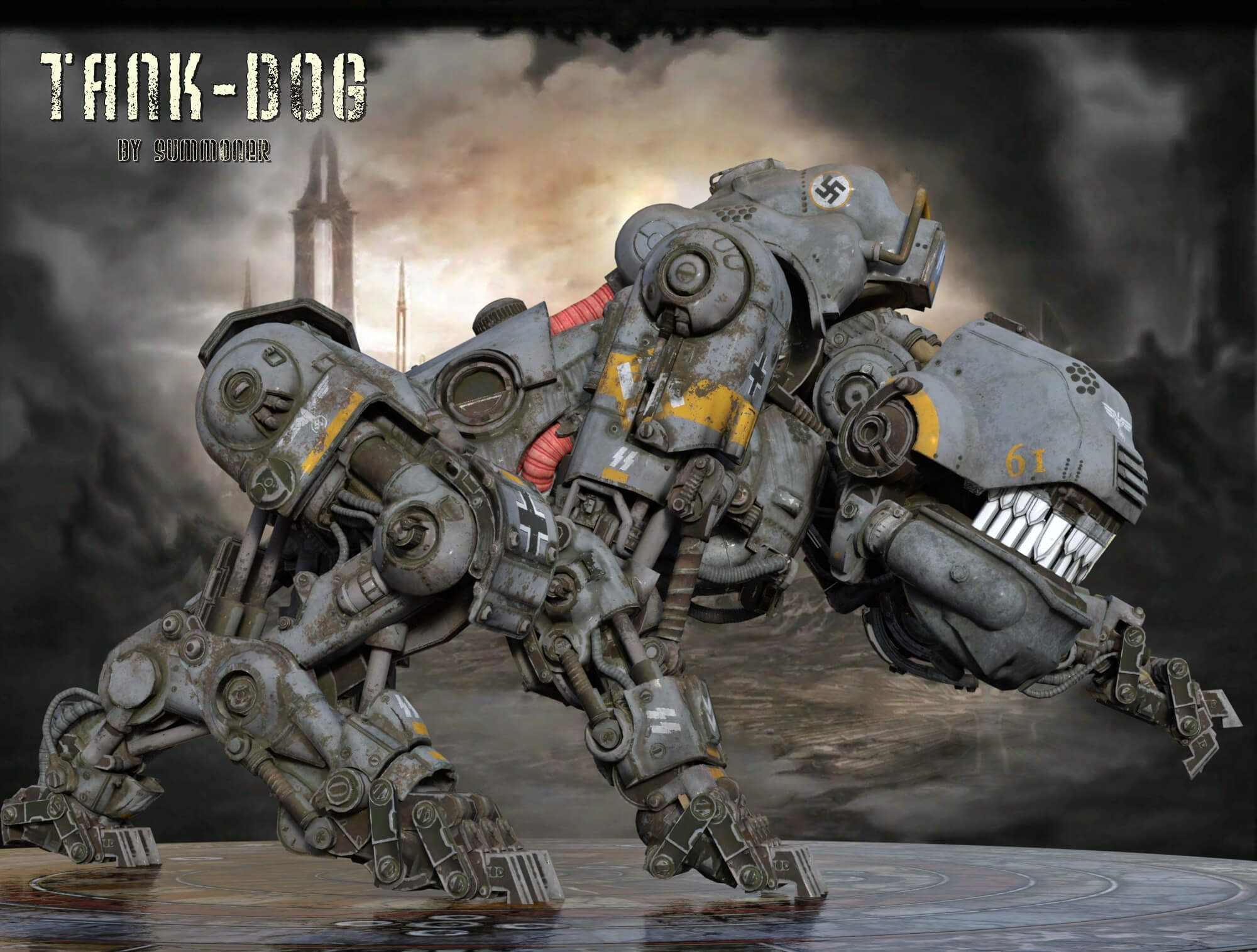 Summoner's Tank-Dog Daz Content by Summoner