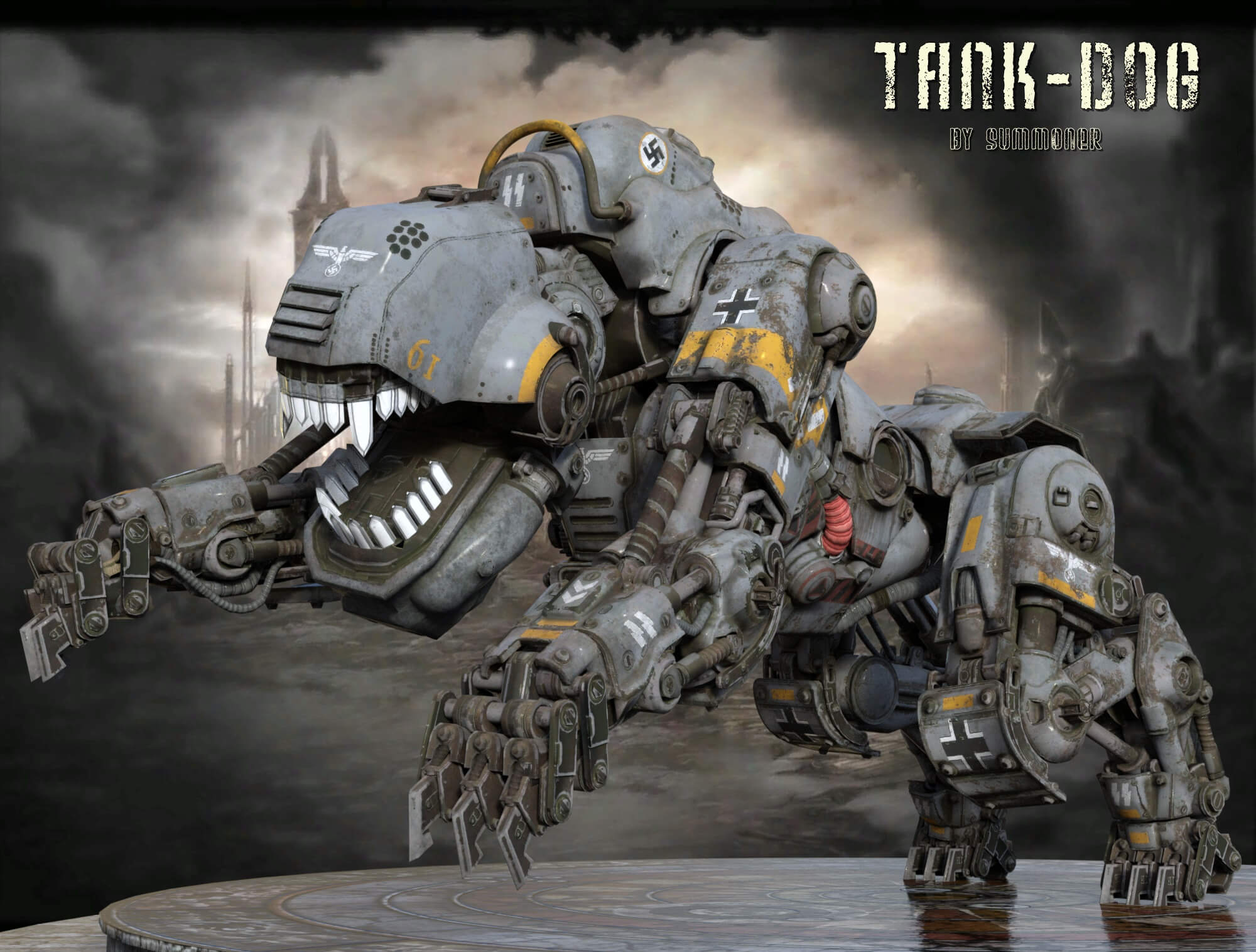 Summoner's Tank-Dog Daz Content by Summoner