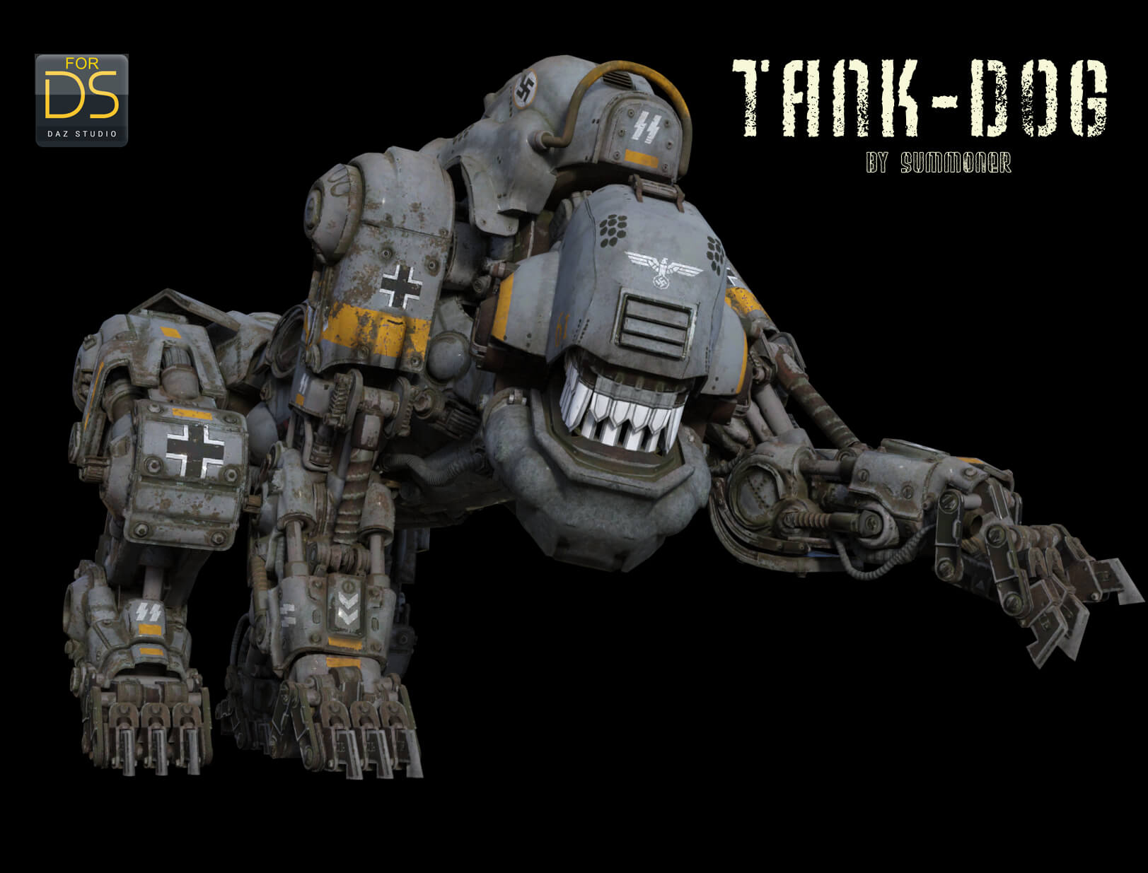 Summoner's Tank-Dog Daz Content by Summoner