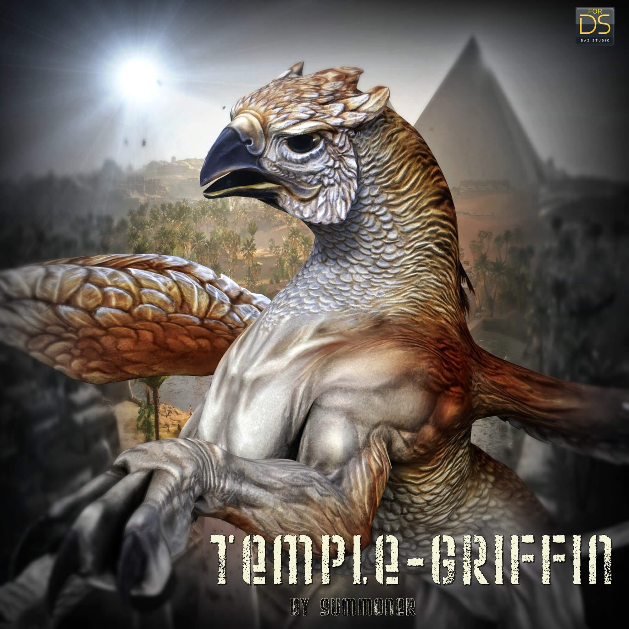 Summoner's Temple-Griffin Daz Content by Summoner