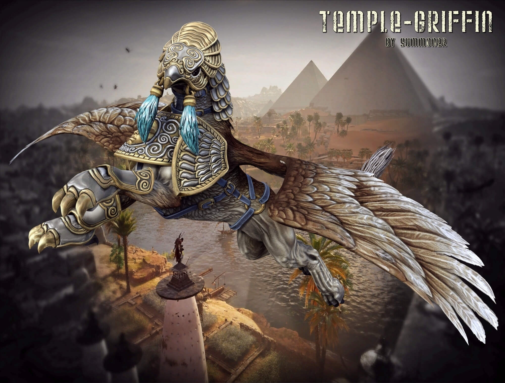 Summoner's Temple-Griffin Daz Content by Summoner