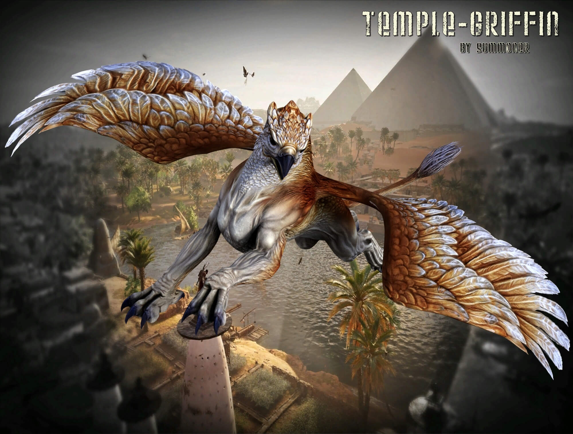 Summoner's Temple-Griffin Daz Content by Summoner