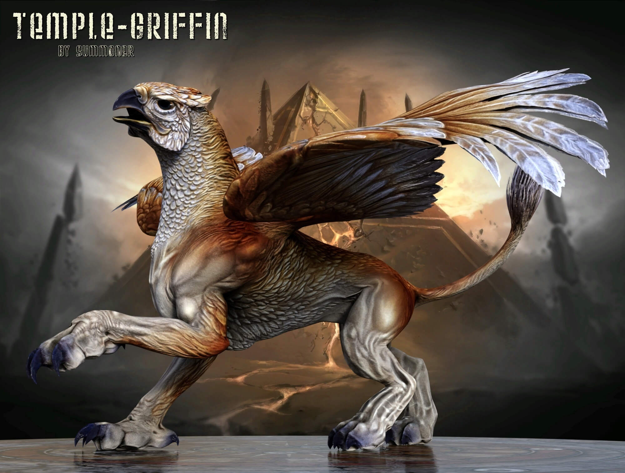 Summoner's Temple-Griffin Daz Content by Summoner