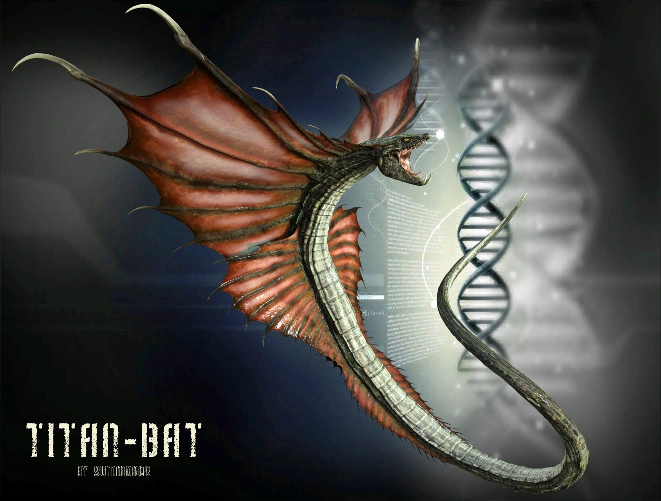 Summoner's Titan-Bat Daz Content by Summoner