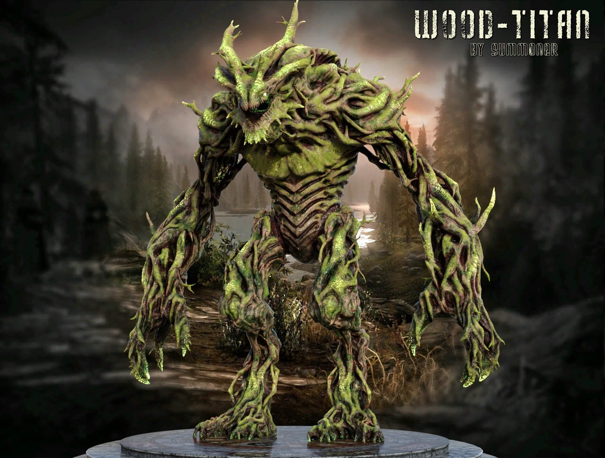 Summoner's Wood-Titan Daz Content by Summoner