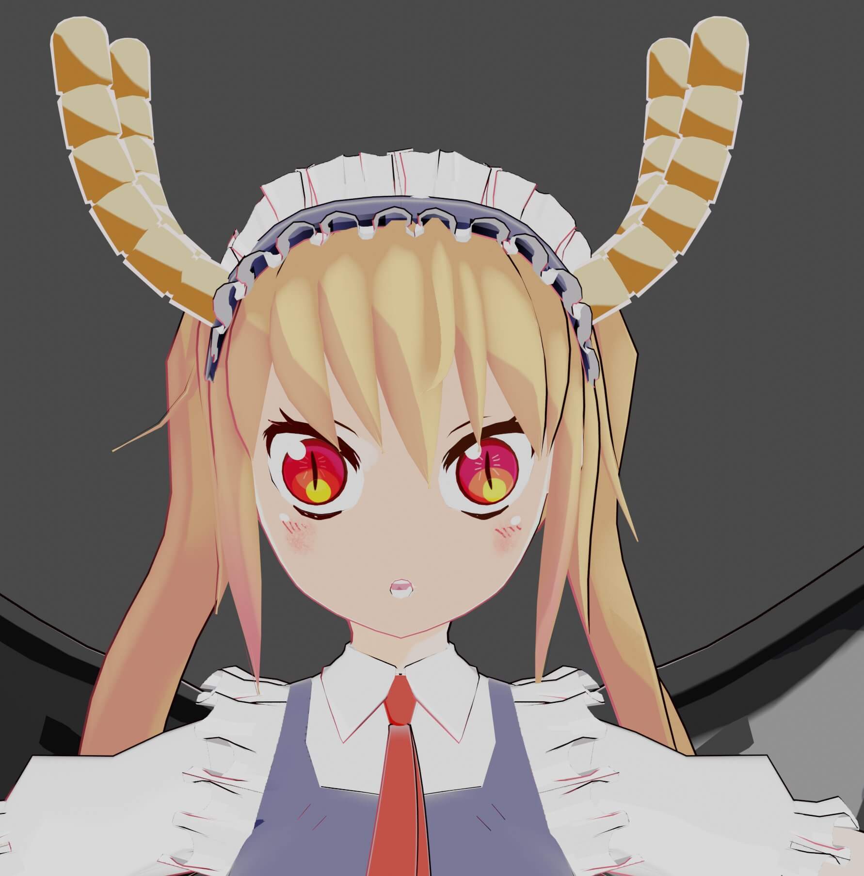 Tohru Kobayashi Maid Dragon - 3D Model by sunjangyo12