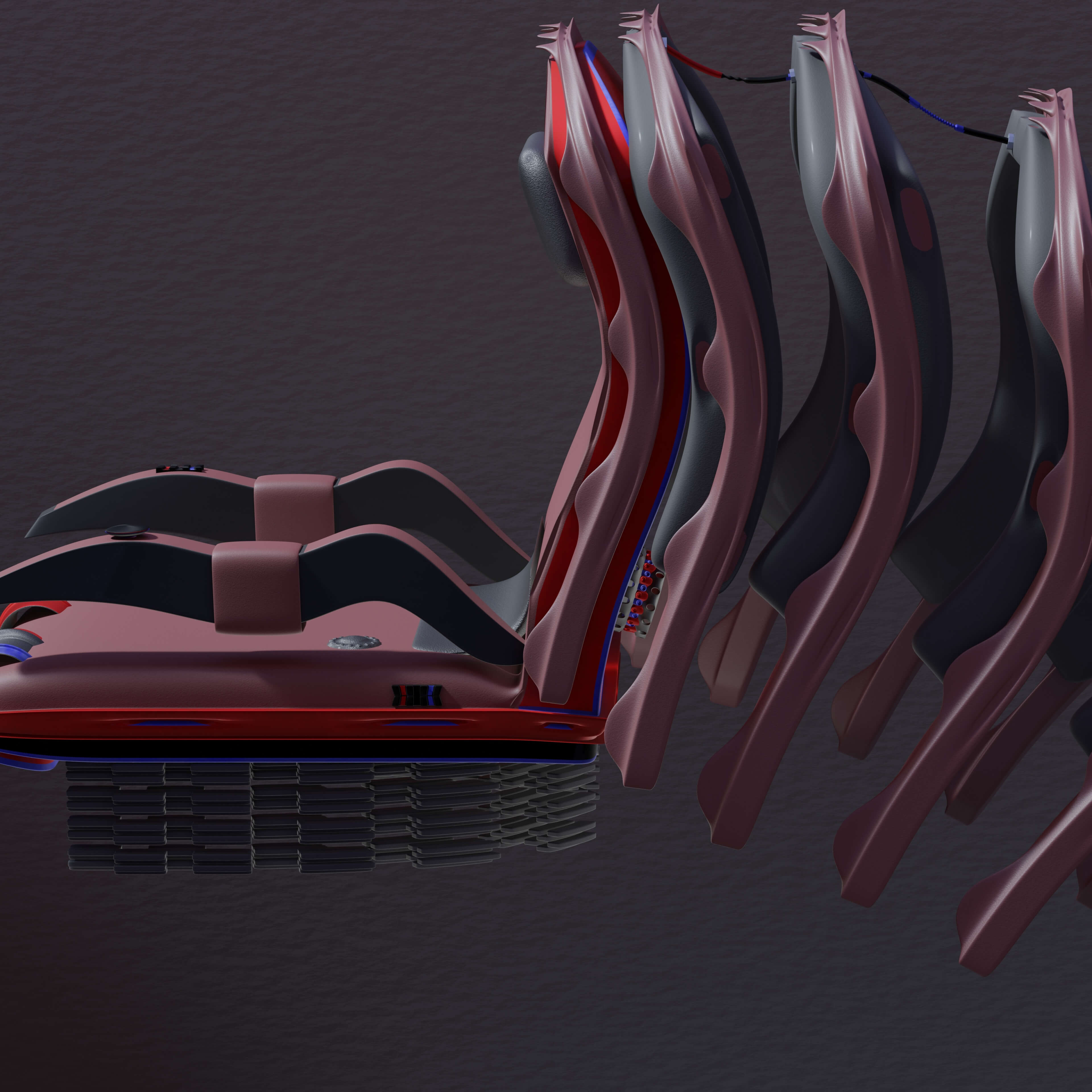 Comfort Hybrid Fusion Chair 3D Render, Digital Art by sunny__skt