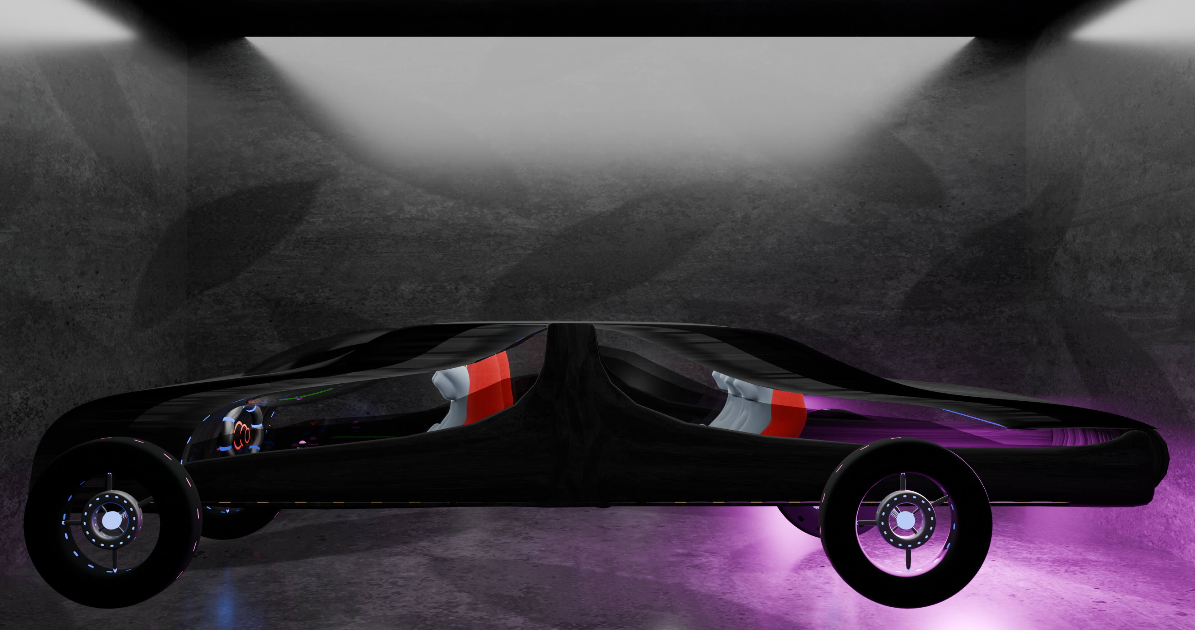 concept car 3D Render, Digital Art by sunny__skt