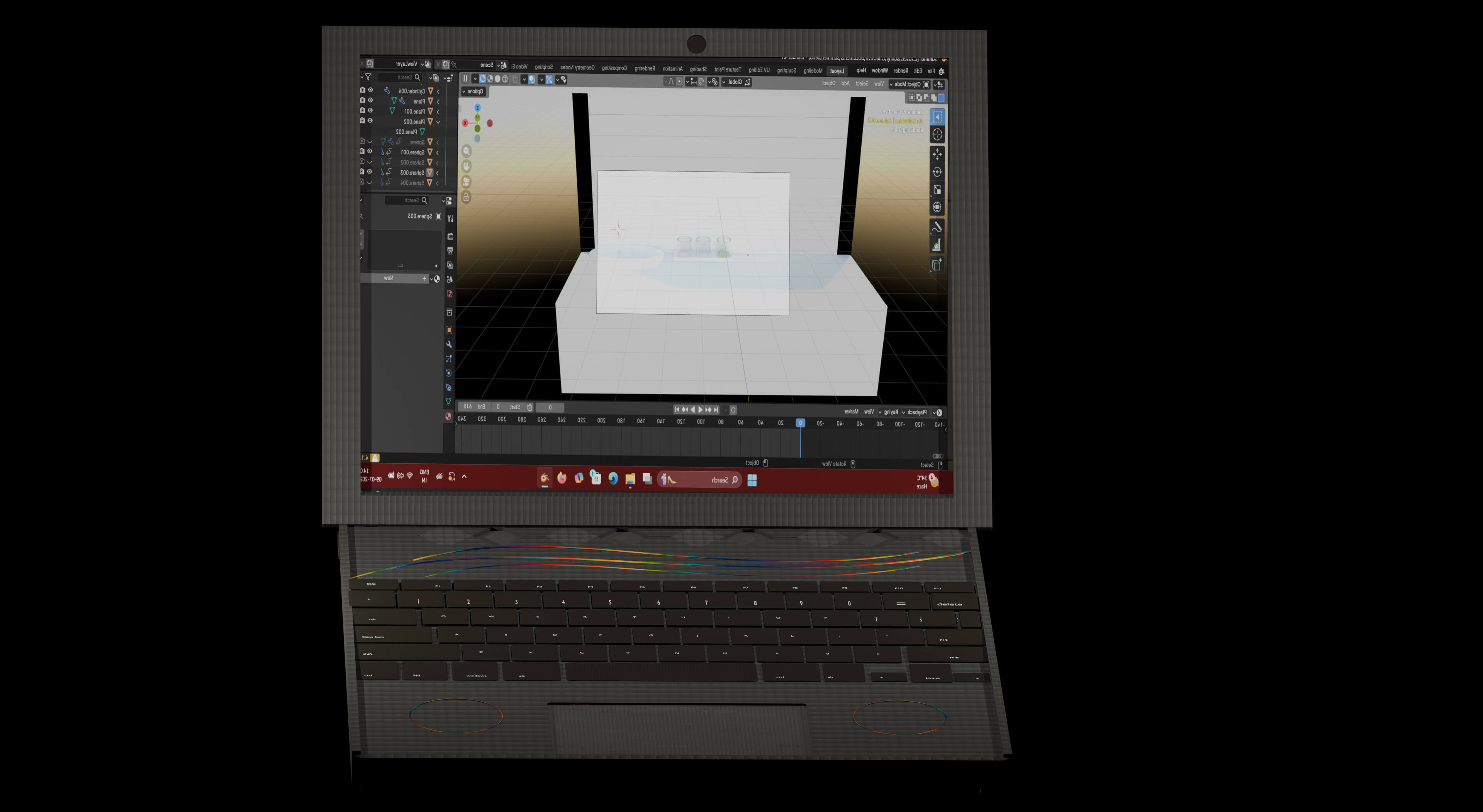 Concept Design of Lap Plus Tab 3D Model 3D Render by sunny__skt