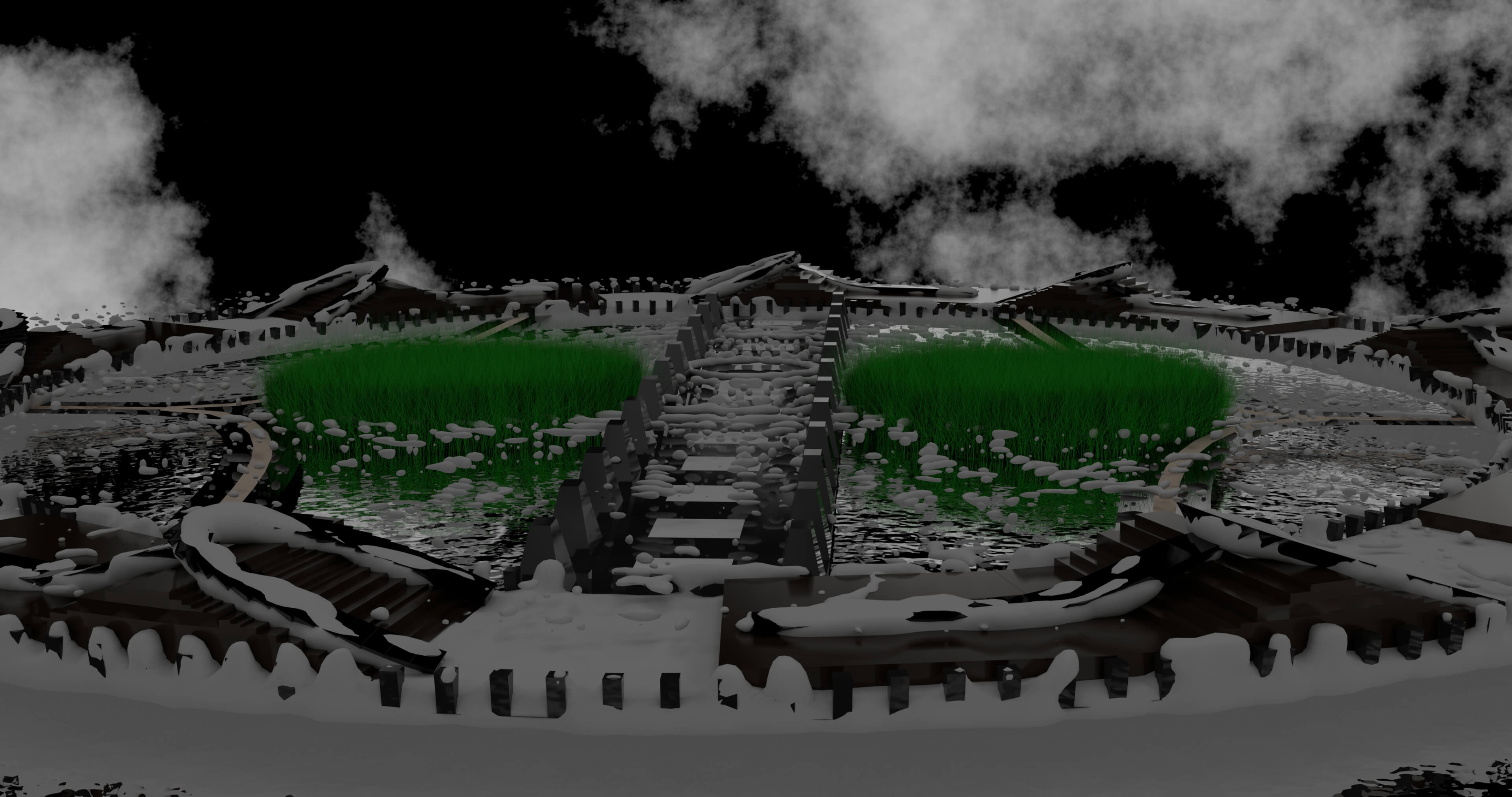 The Future's Framework 3D Render, Digital Art by sunny__skt