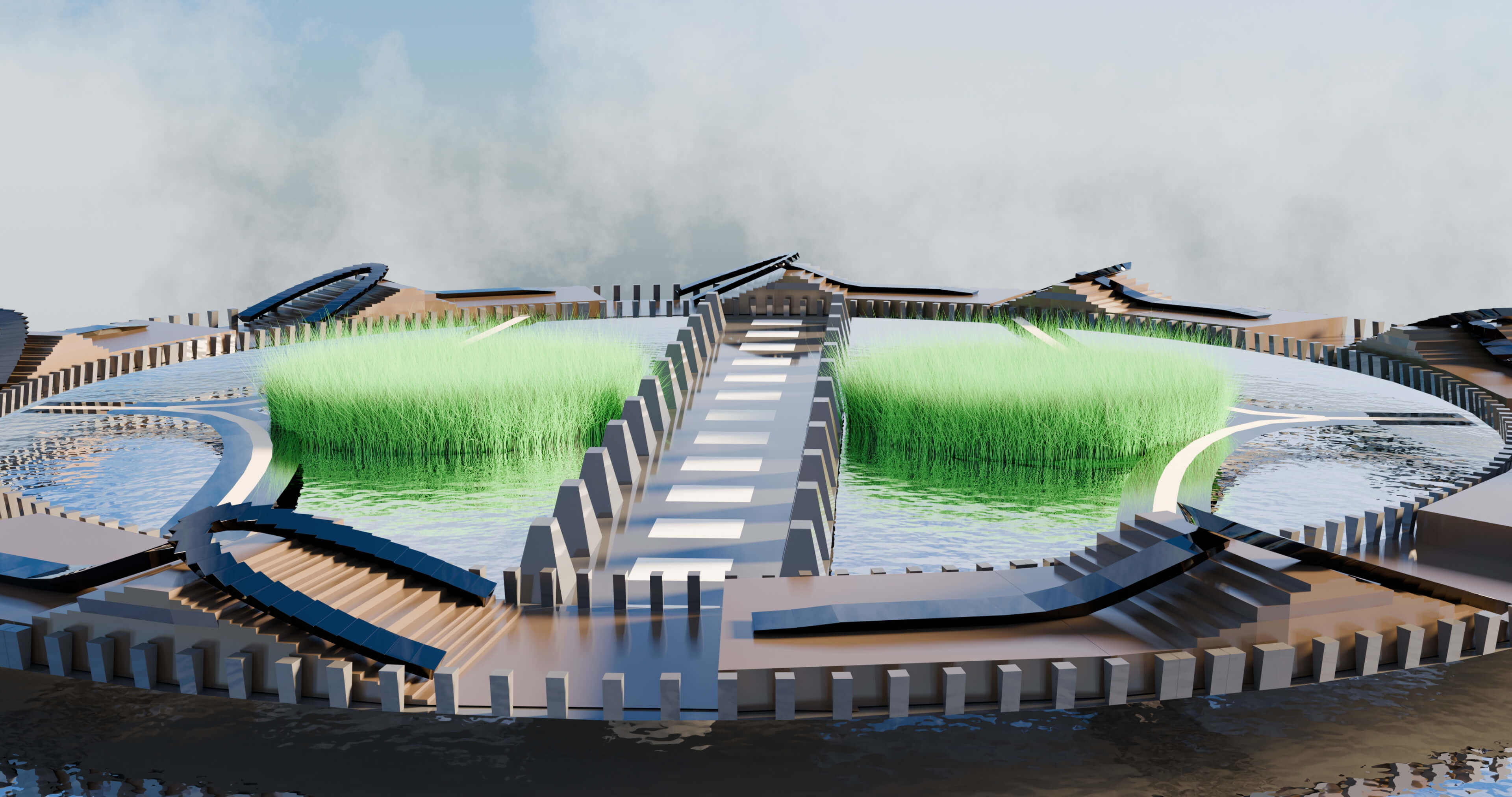 The Future's Framework 3D Render, Digital Art by sunny__skt