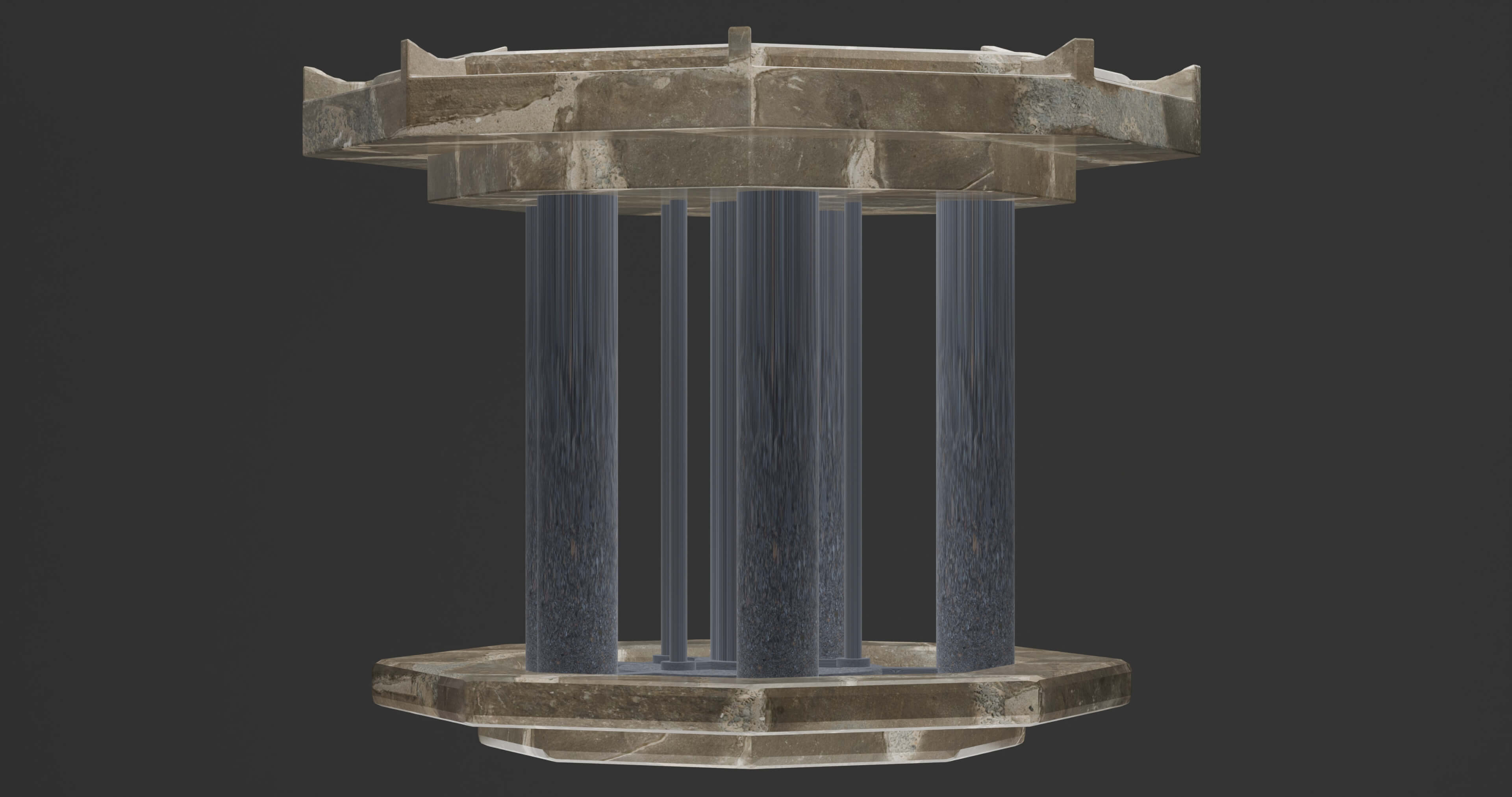 Octas With 8 Polls - 3D Model by sunny__skt