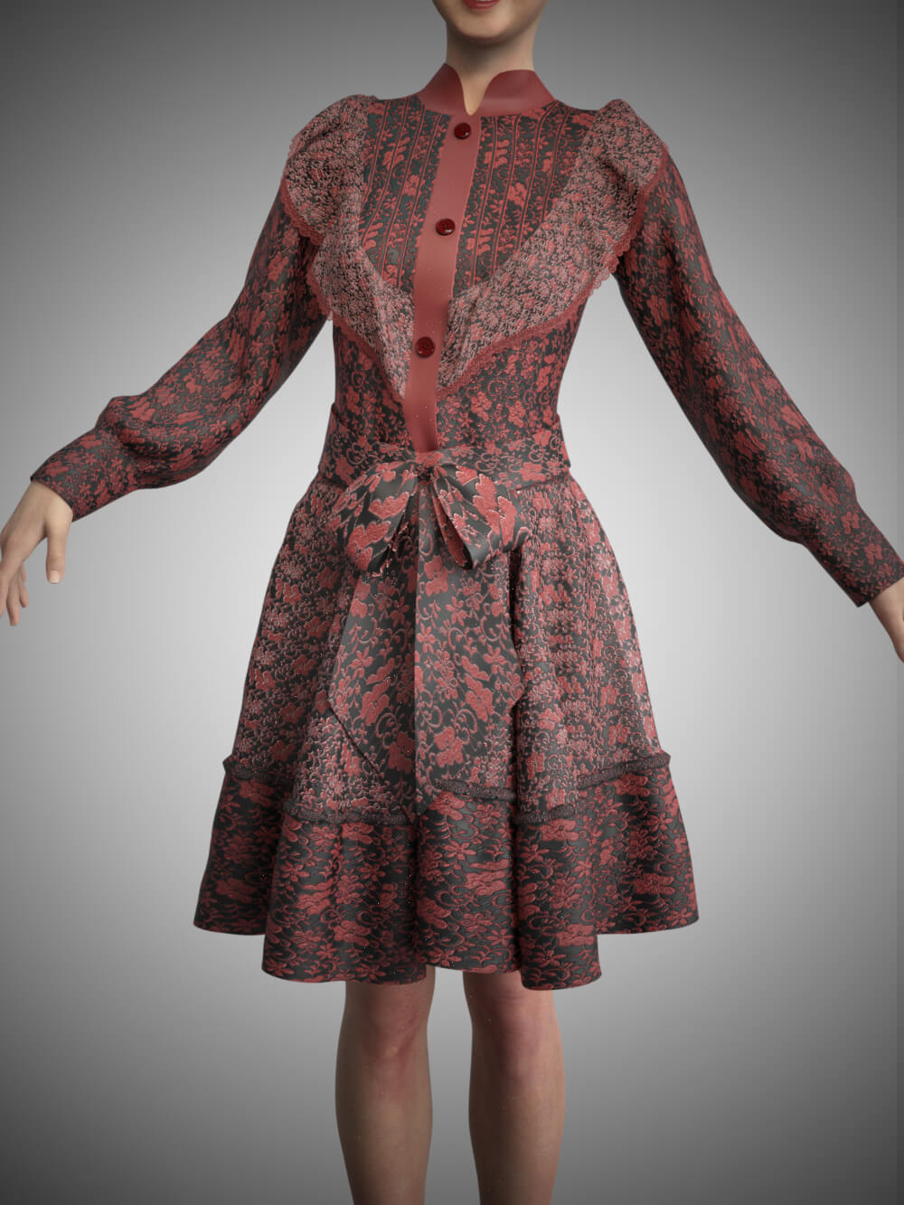 Exquisite Ruffled Outfit for Genesis 8 Female - Daz Content by sunreiz
