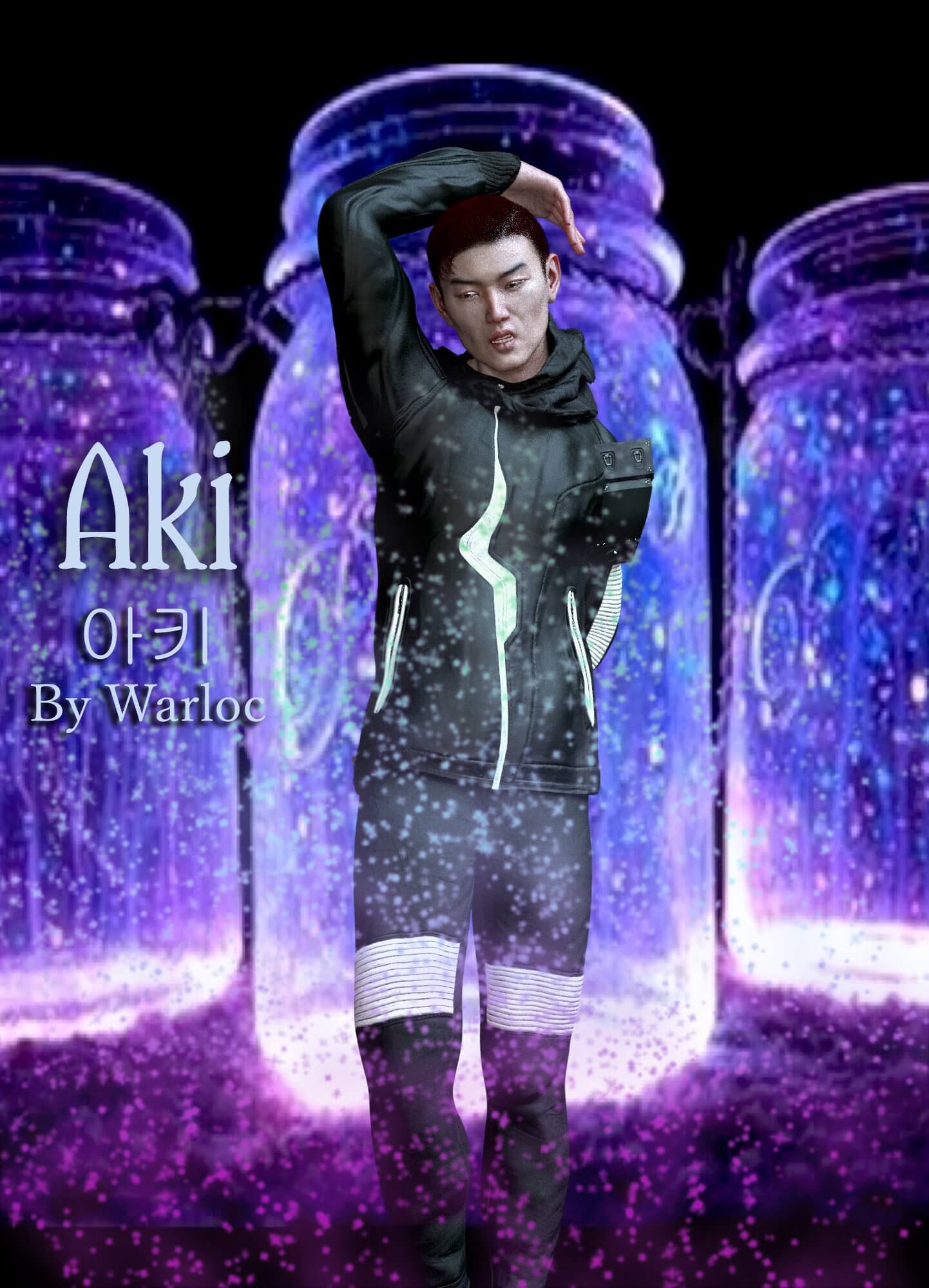 Aki By Warloc 3D Render, Digital Art by sunreiz