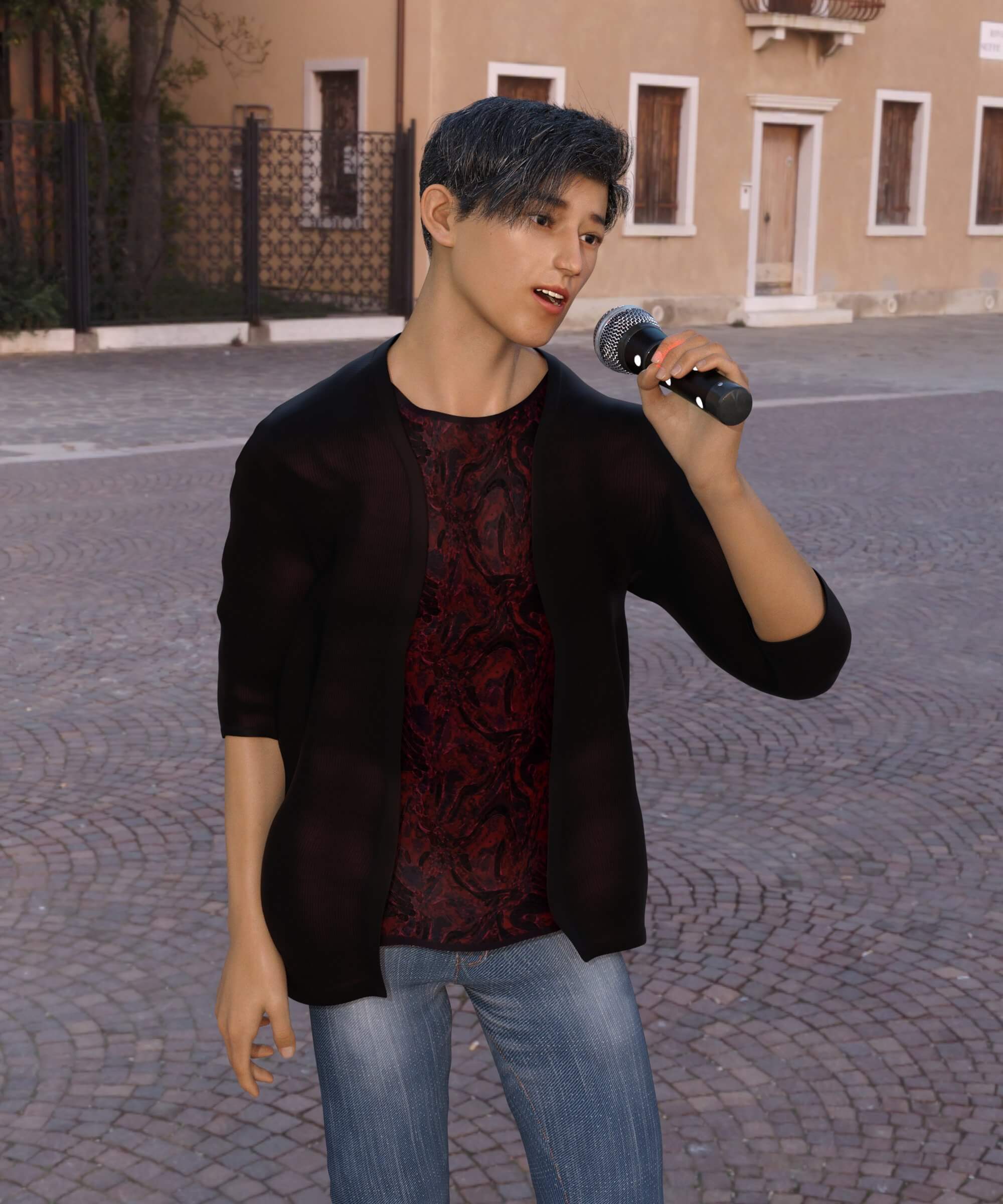 My Boyfriend 3D Render, Digital Art by sunreiz