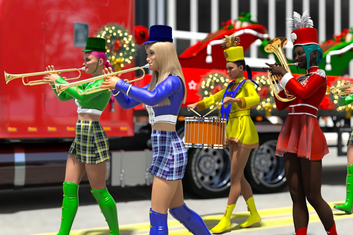 Nutcracker Majorette Outfit for Genesis 8 Female - Daz Content by sunreiz