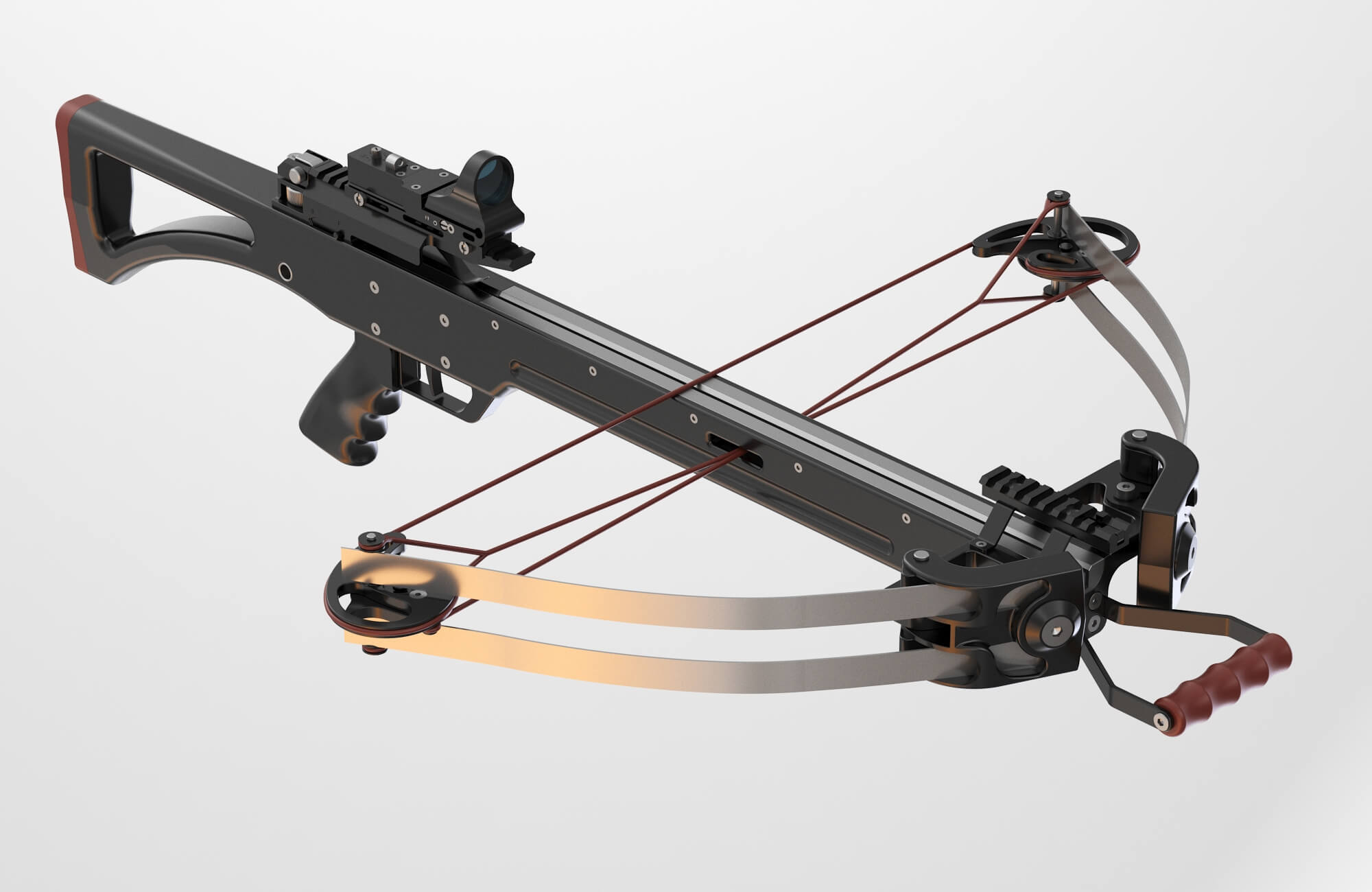 Modern Crossbow 02 - 3D Model by Sunshing