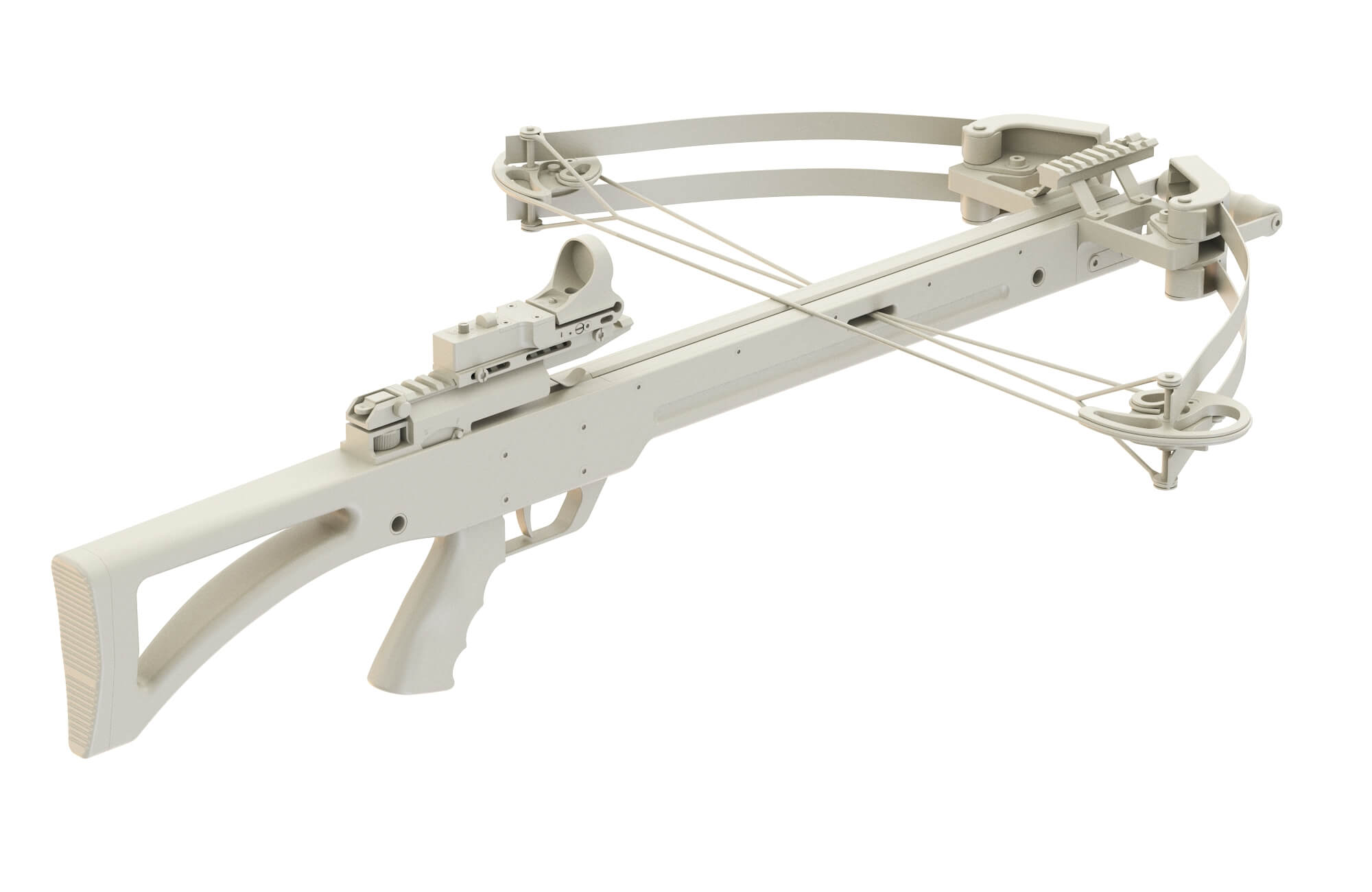 Modern Crossbow 02 - 3D Model by Sunshing