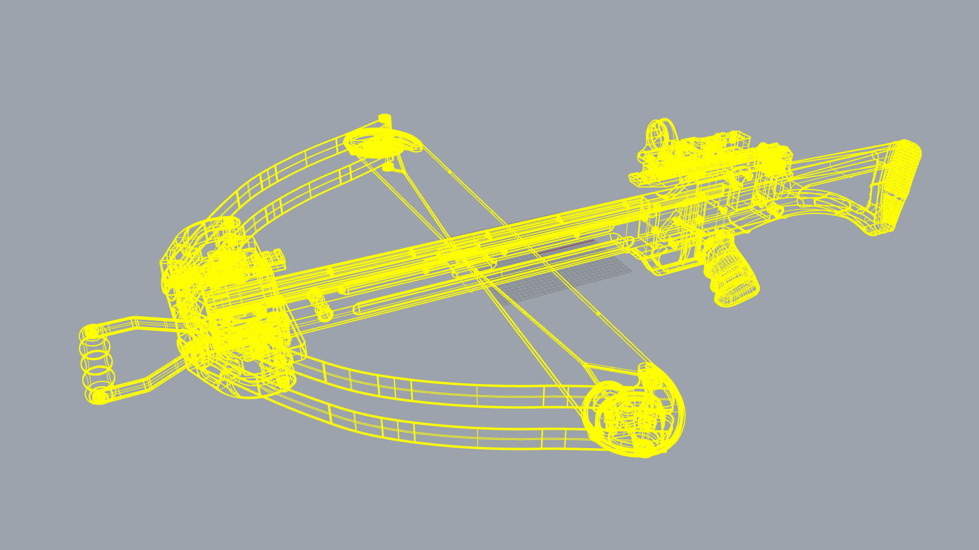 Modern Crossbow 02 - 3D Model by Sunshing