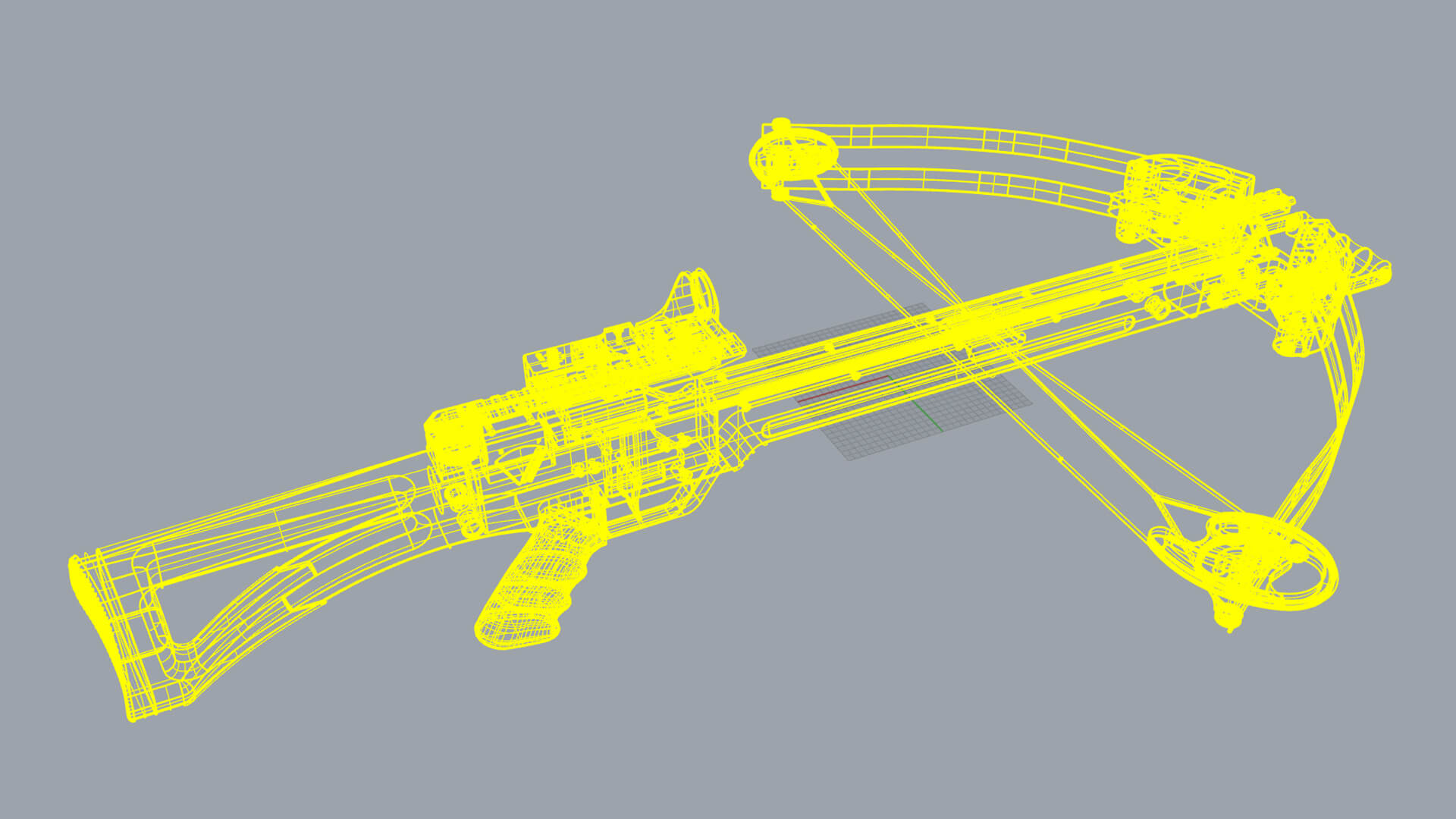 Modern Crossbow 02 - 3D Model by Sunshing