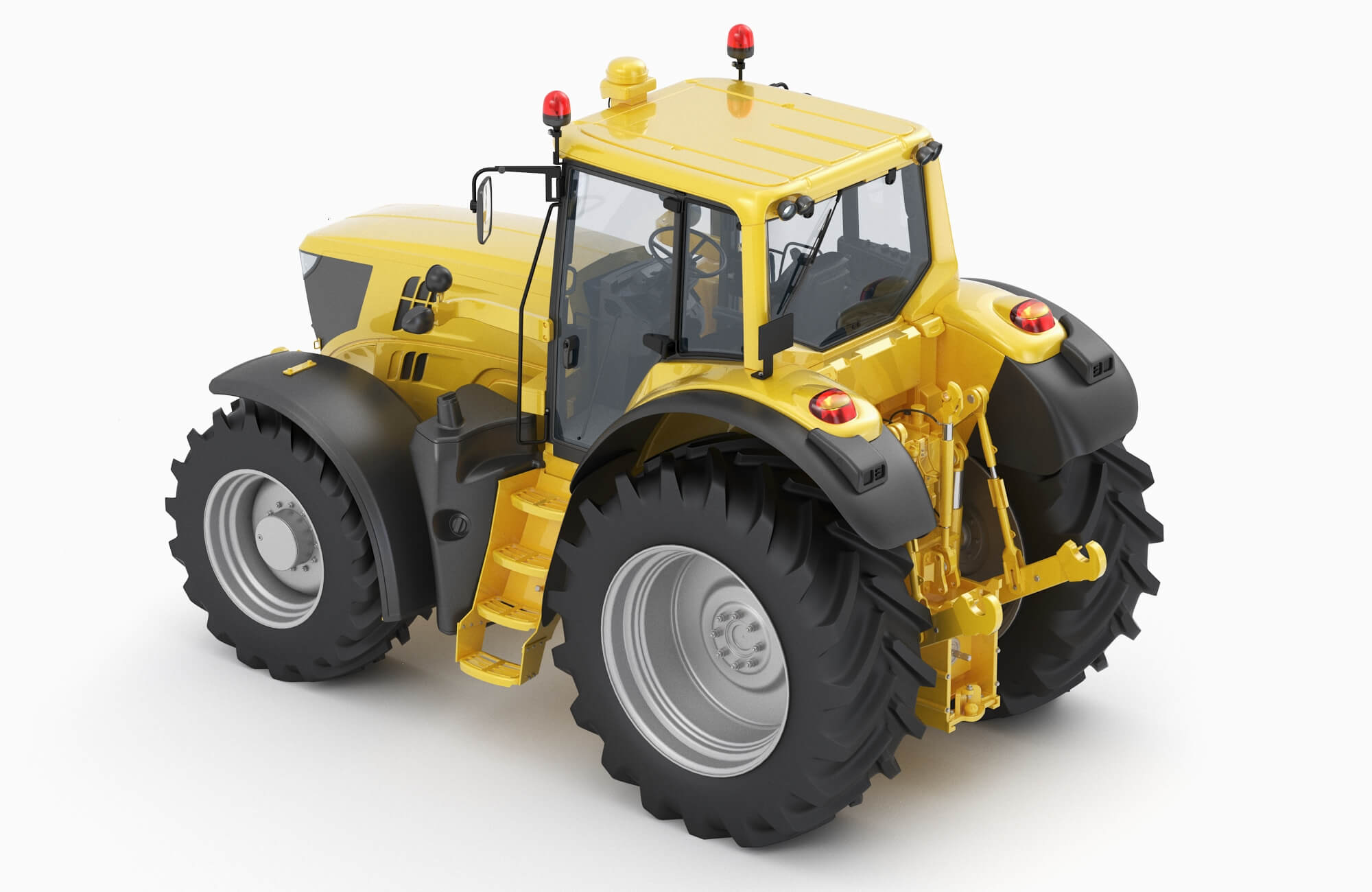 Farm Tractor 01 - 3D Model by Sunshing