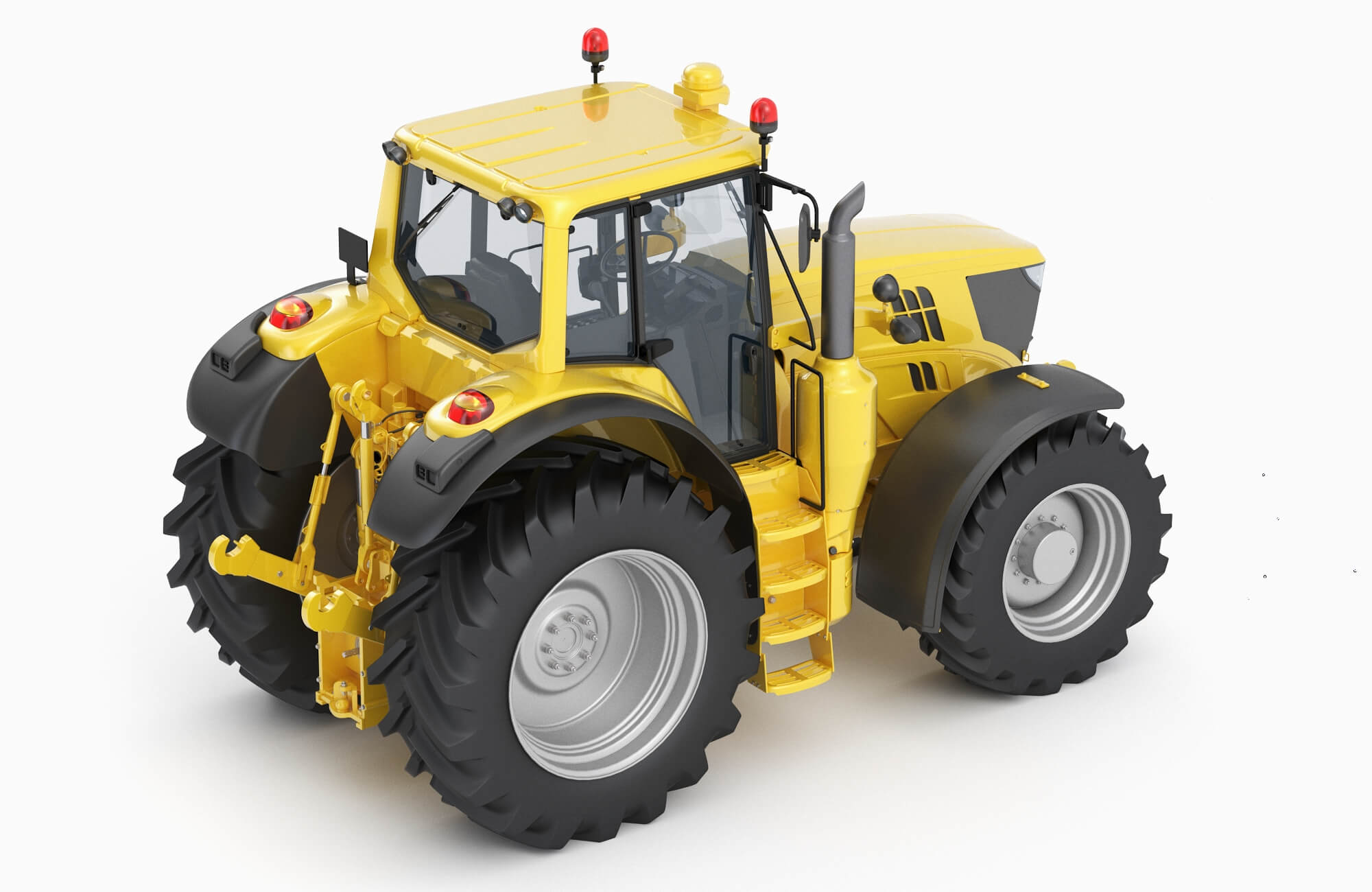 Farm Tractor 01 - 3D Model by Sunshing