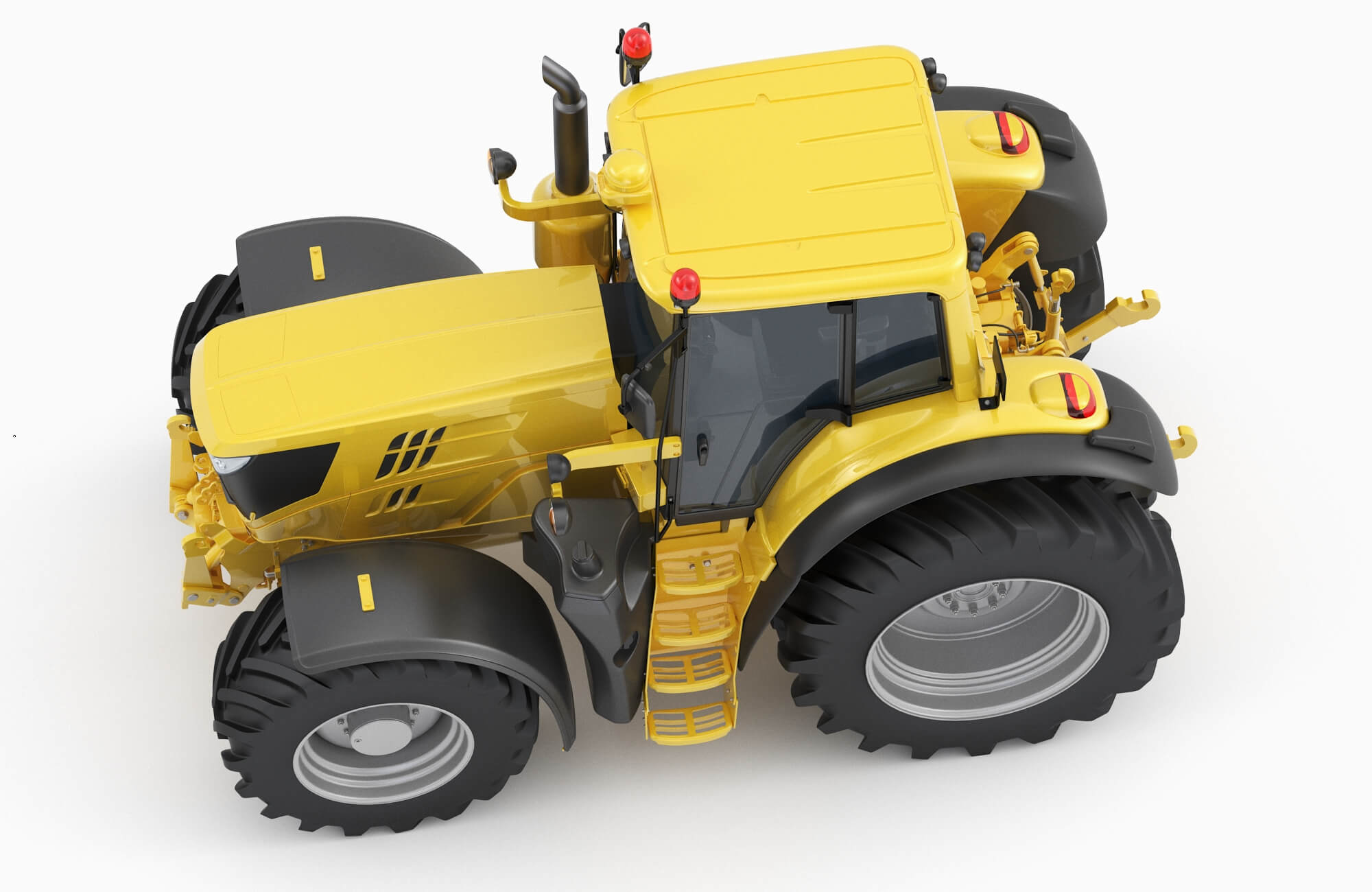 Farm Tractor 01 - 3D Model by Sunshing