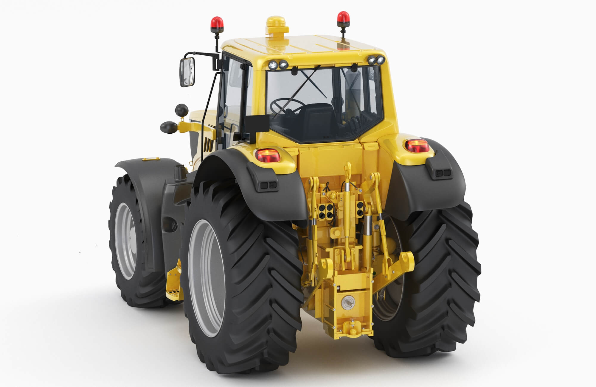 Farm Tractor 01 - 3D Model by Sunshing