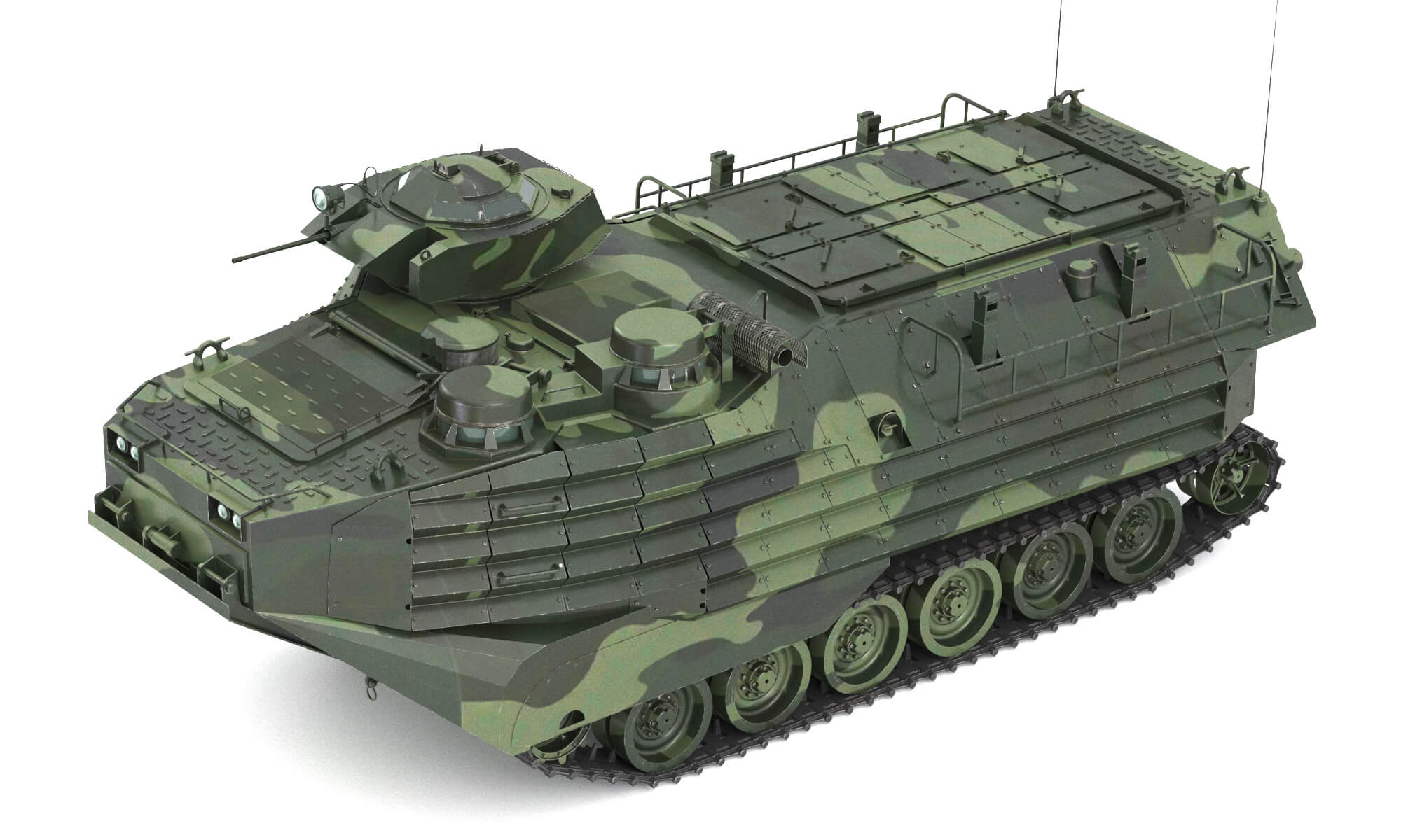 Amphibious Assault Vehicle AAV7 - 3D Model by Sunshing