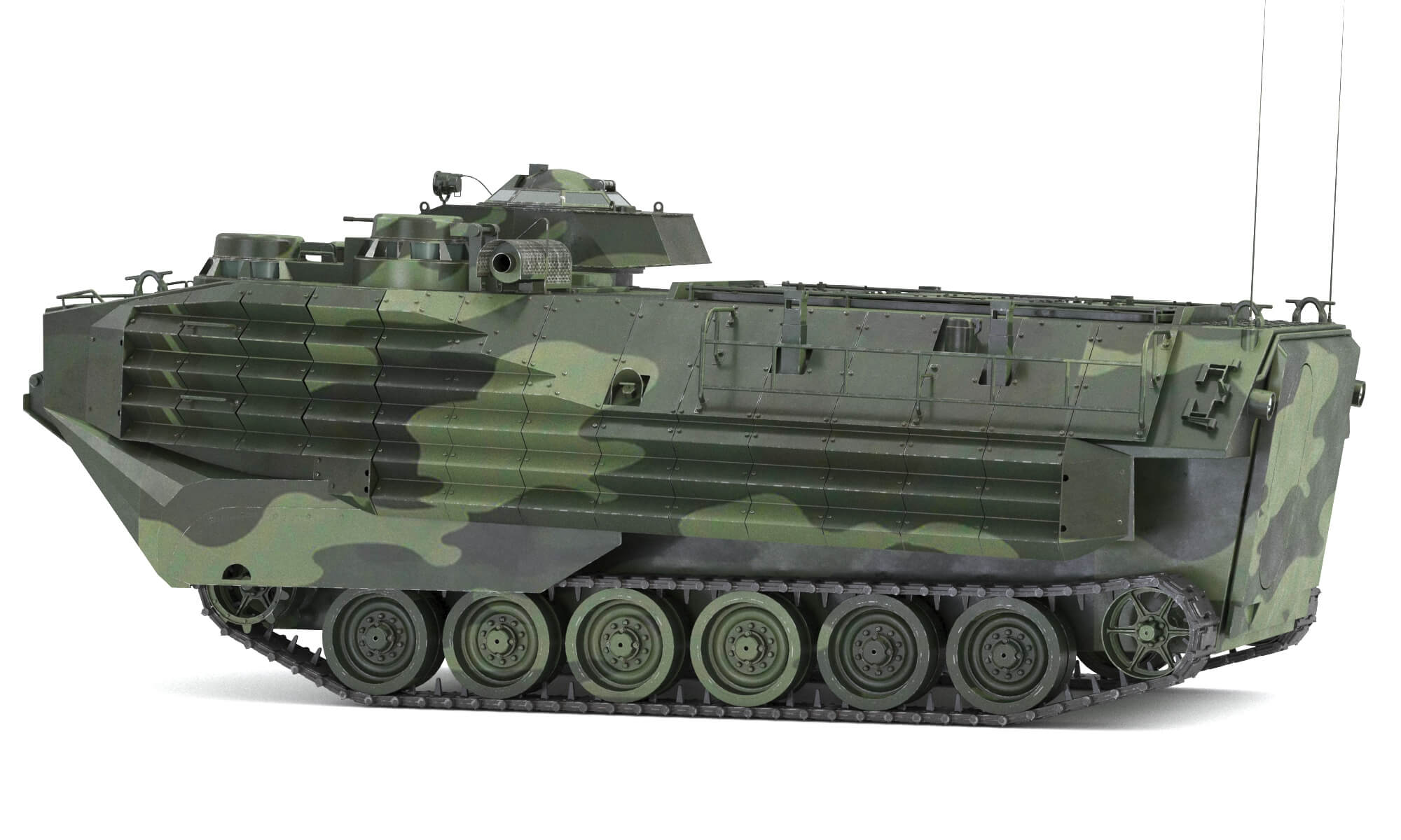 Amphibious Assault Vehicle AAV7 - 3D Model by Sunshing