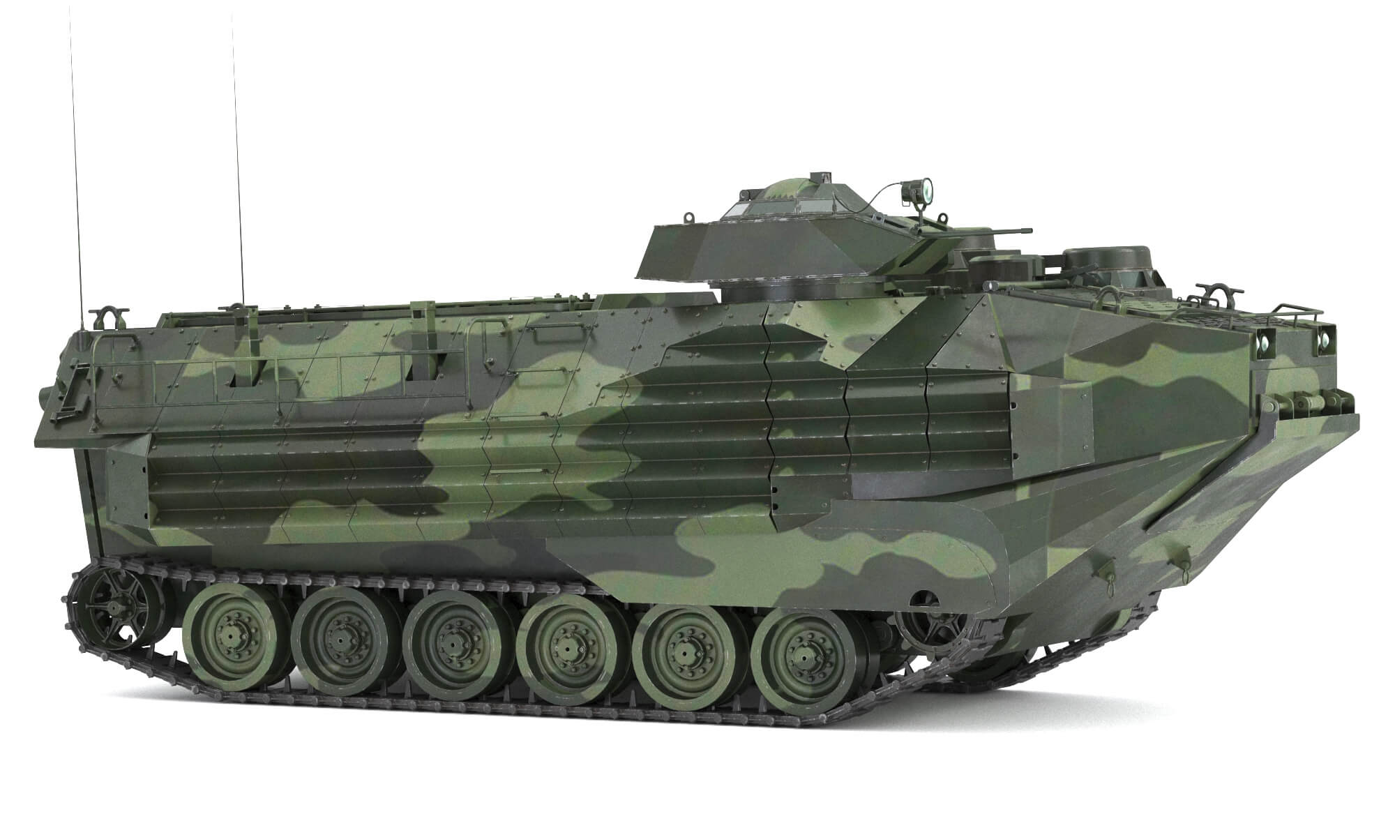 Amphibious Assault Vehicle AAV7 - 3D Model by Sunshing