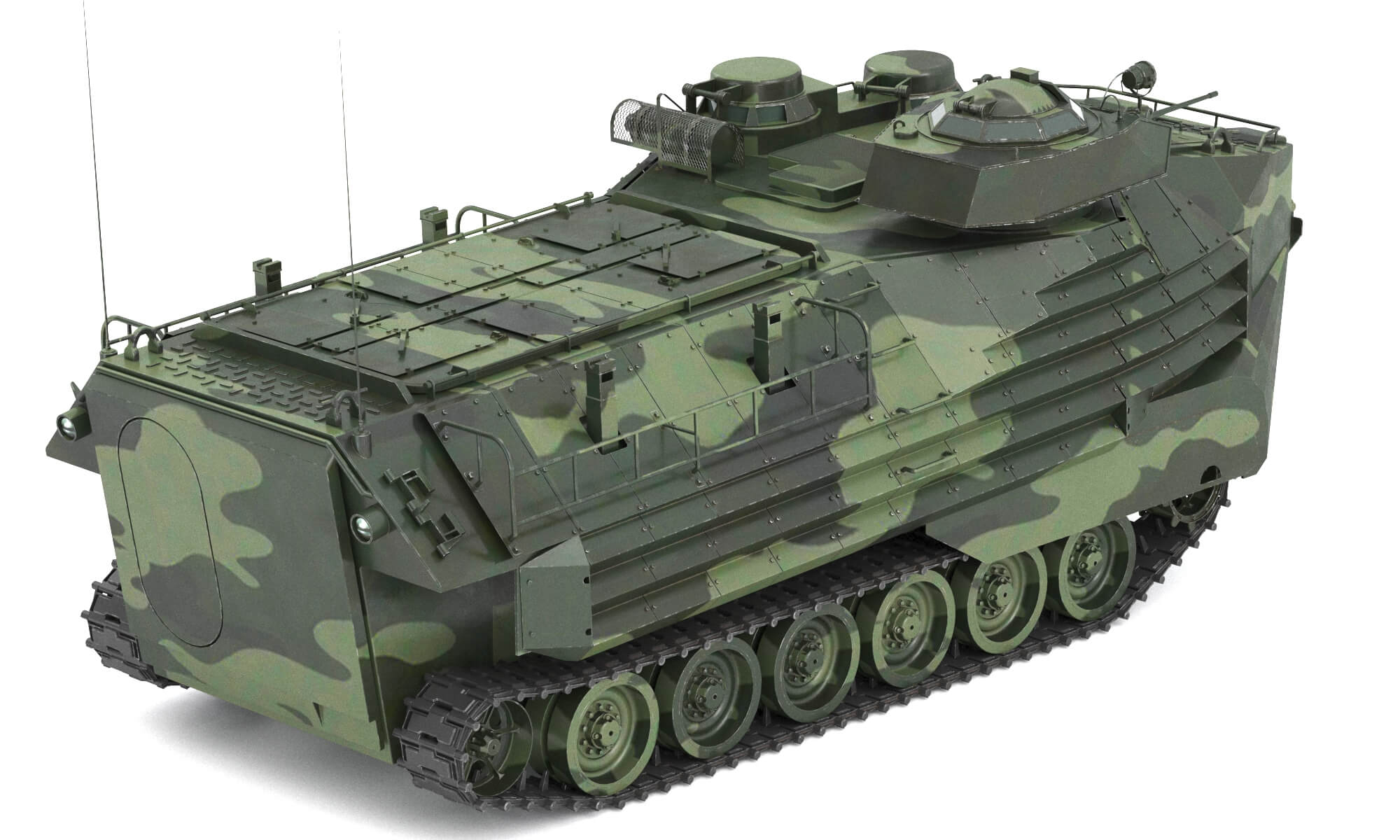 Amphibious Assault Vehicle AAV7 - 3D Model by Sunshing
