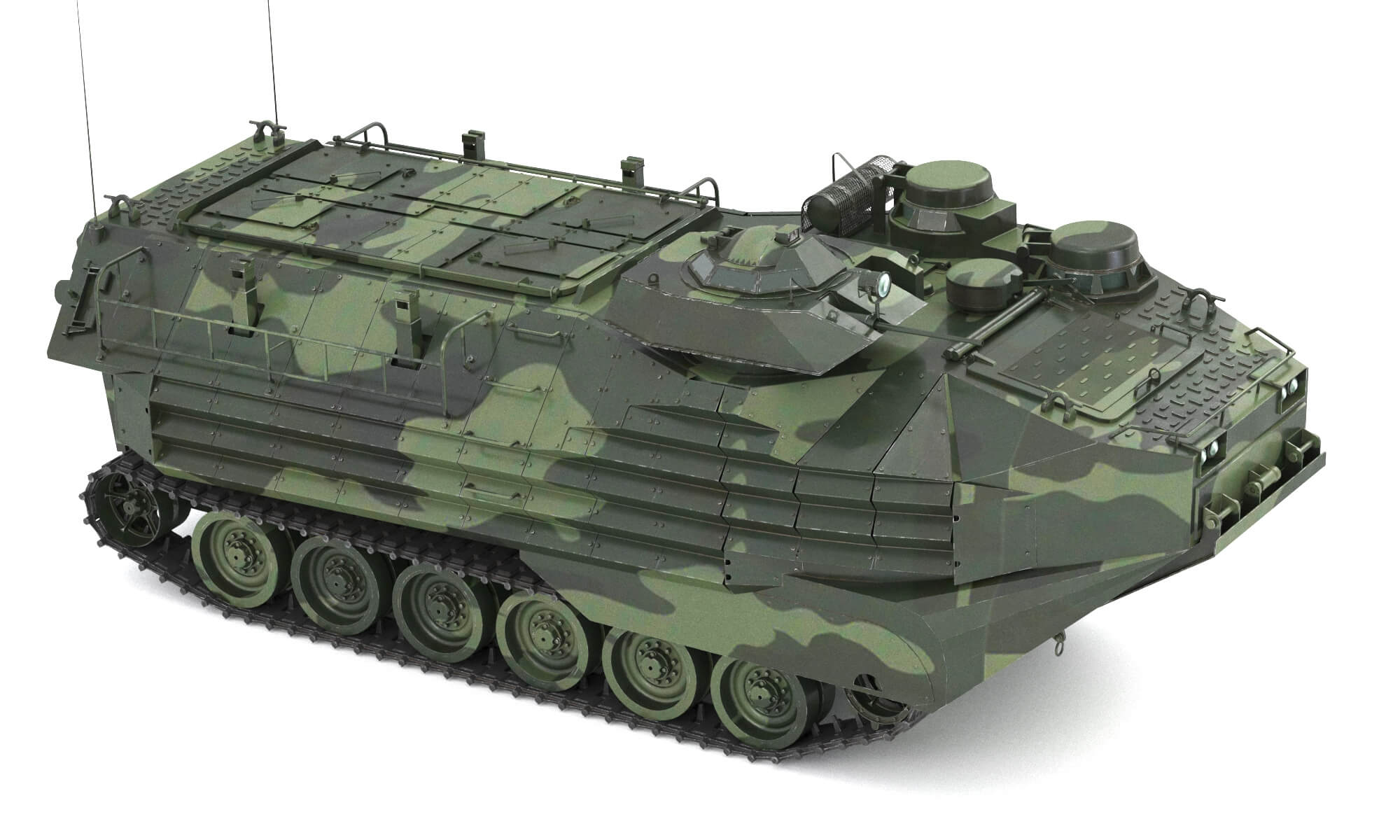 Amphibious Assault Vehicle AAV7 - 3D Model by Sunshing
