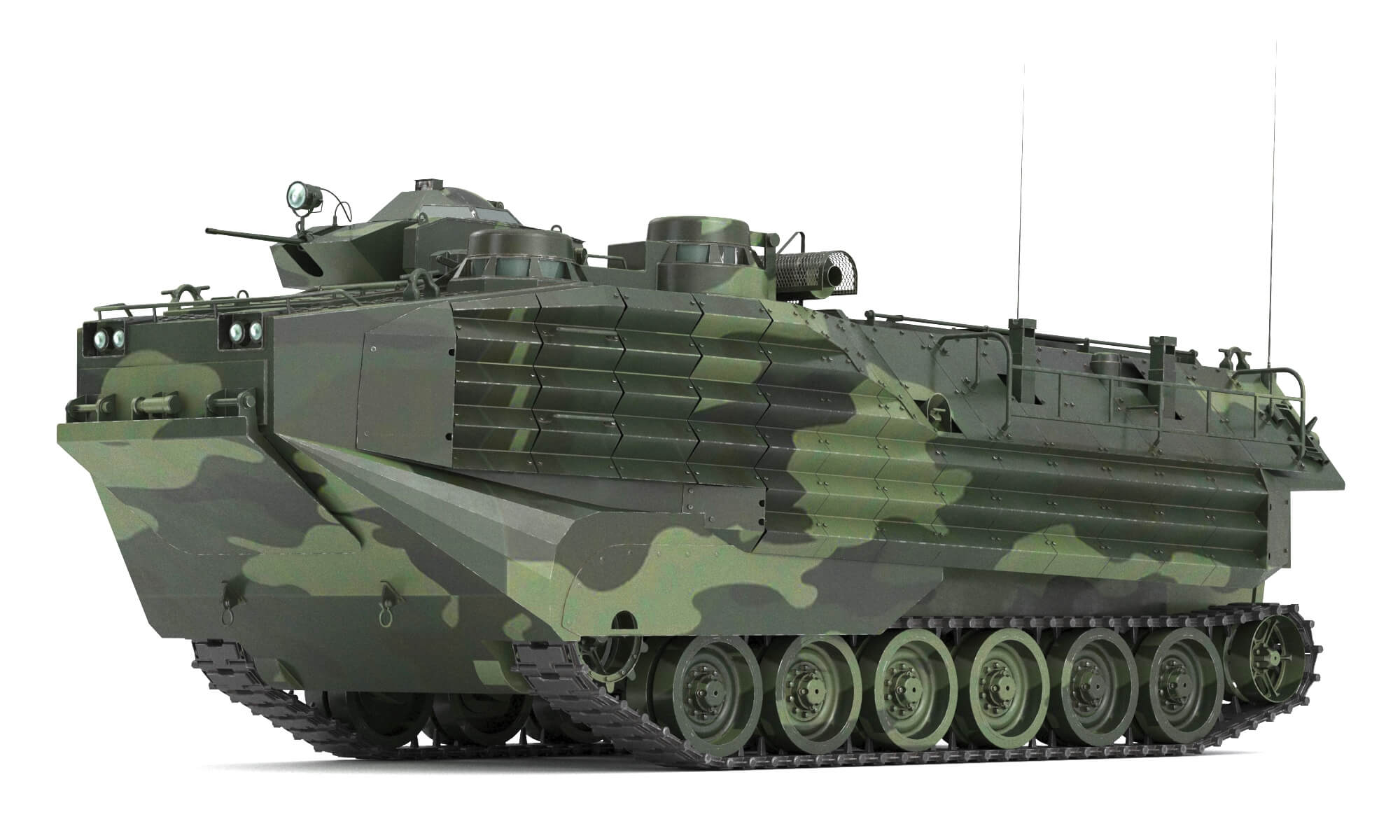 Amphibious Assault Vehicle AAV7 - 3D Model by Sunshing