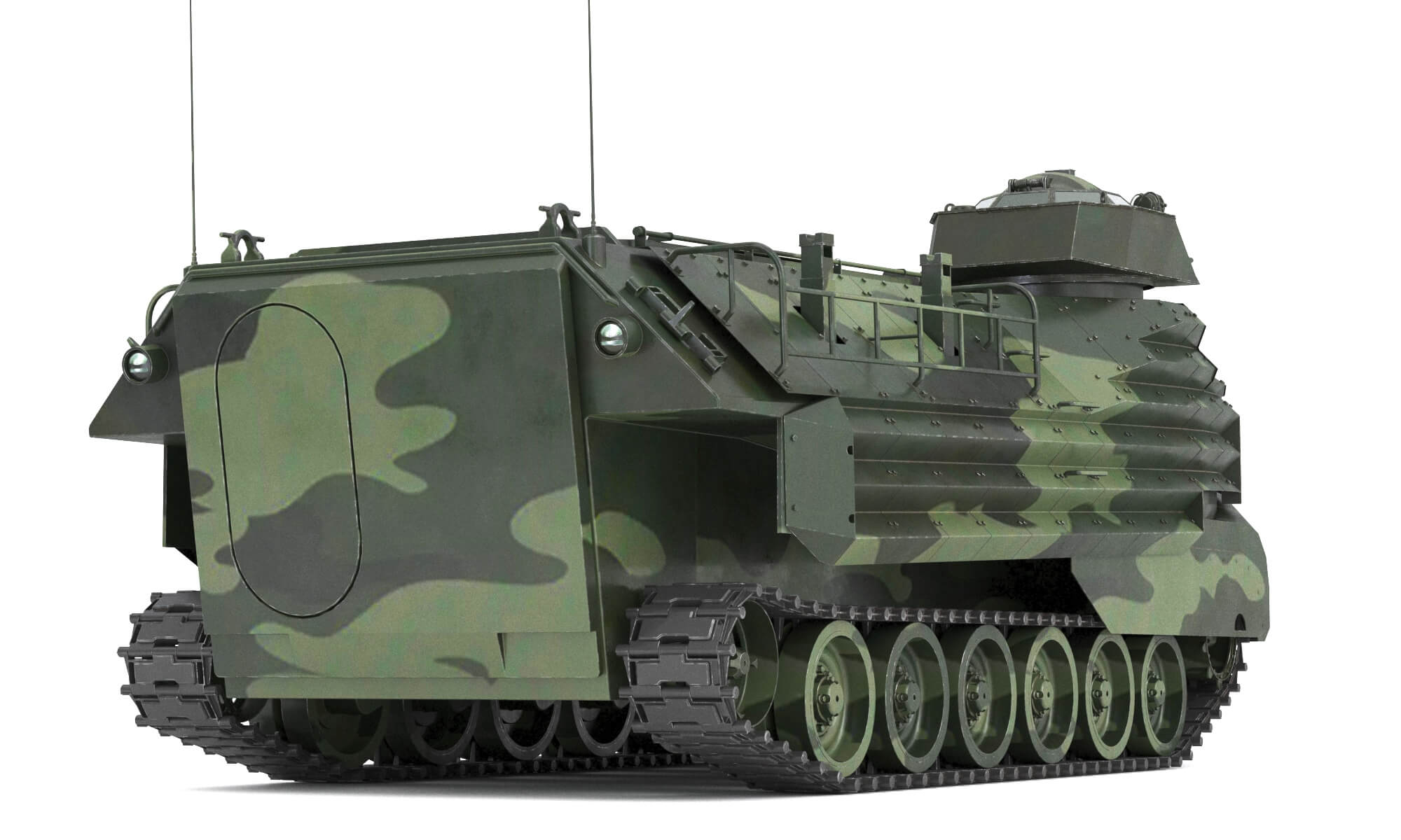 Amphibious Assault Vehicle AAV7 - 3D Model by Sunshing