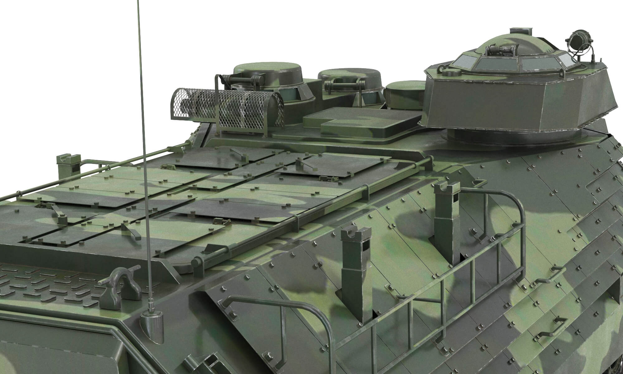 Amphibious Assault Vehicle AAV7 - 3D Model by Sunshing